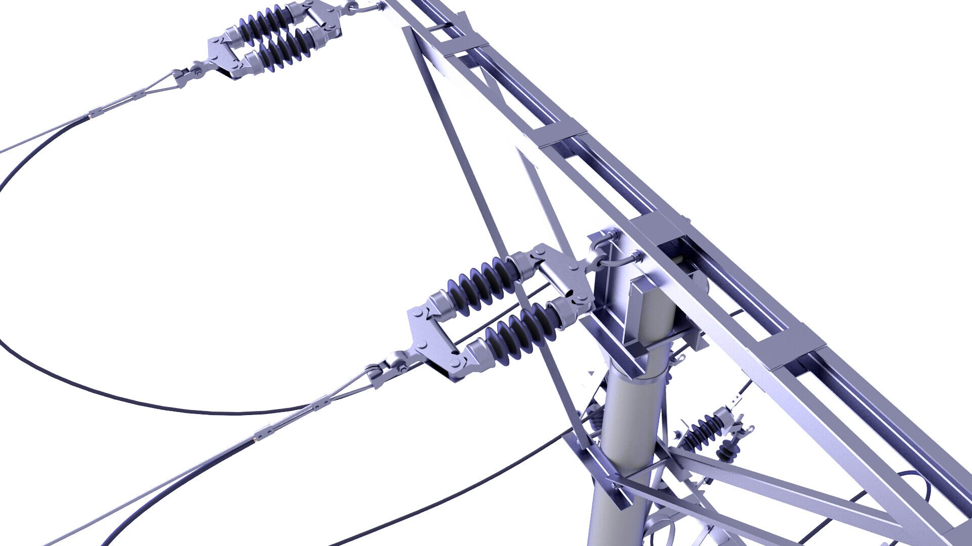 Electric Utility Pole Circuit Breaker 24 Model - TurboSquid 1864160