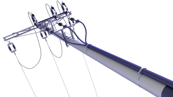 Electric Utility Pole Circuit Breaker 24 model - TurboSquid 1864160