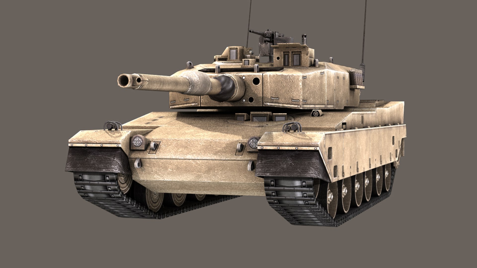 Type 90 Main Battle Tank 3d 3ds