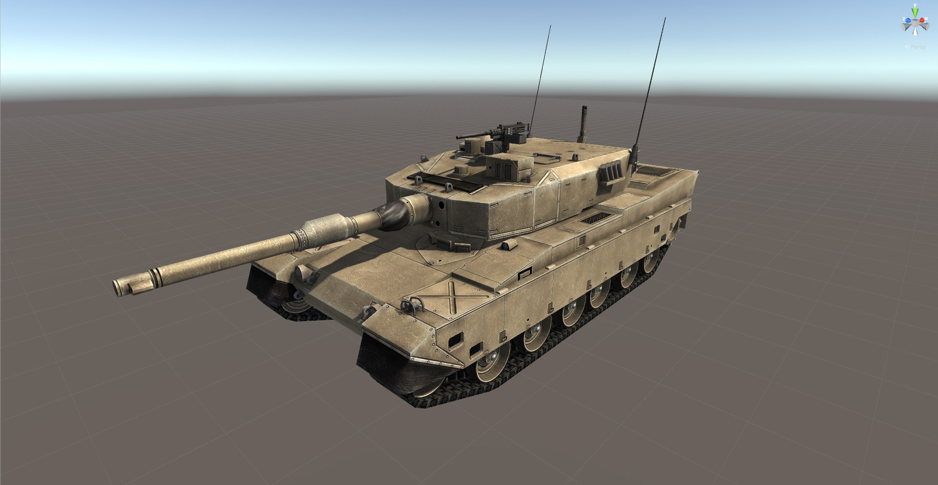 Type 90 Main Battle Tank 3d 3ds
