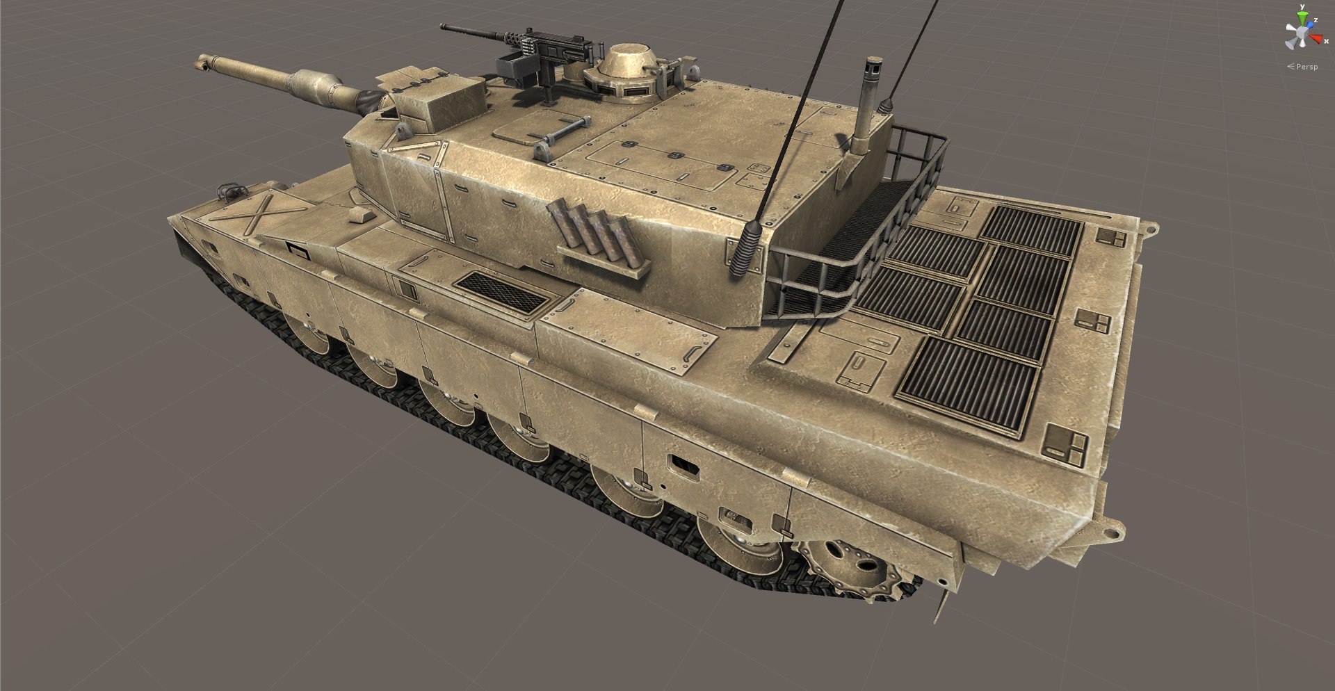 Type 90 Main Battle Tank 3d 3ds