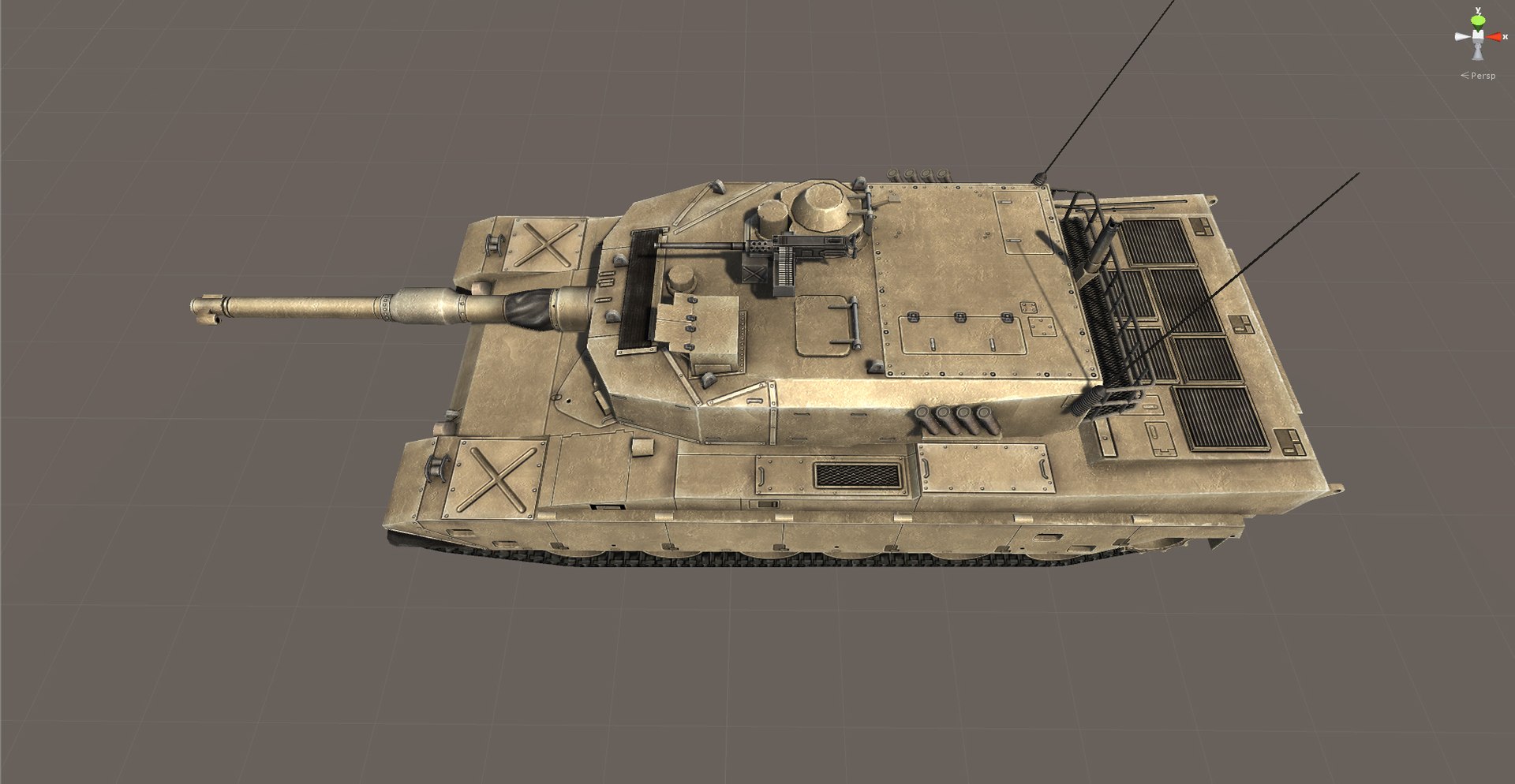 Type 90 Main Battle Tank 3d 3ds