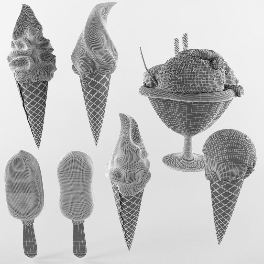 Ice Cream 3d Model