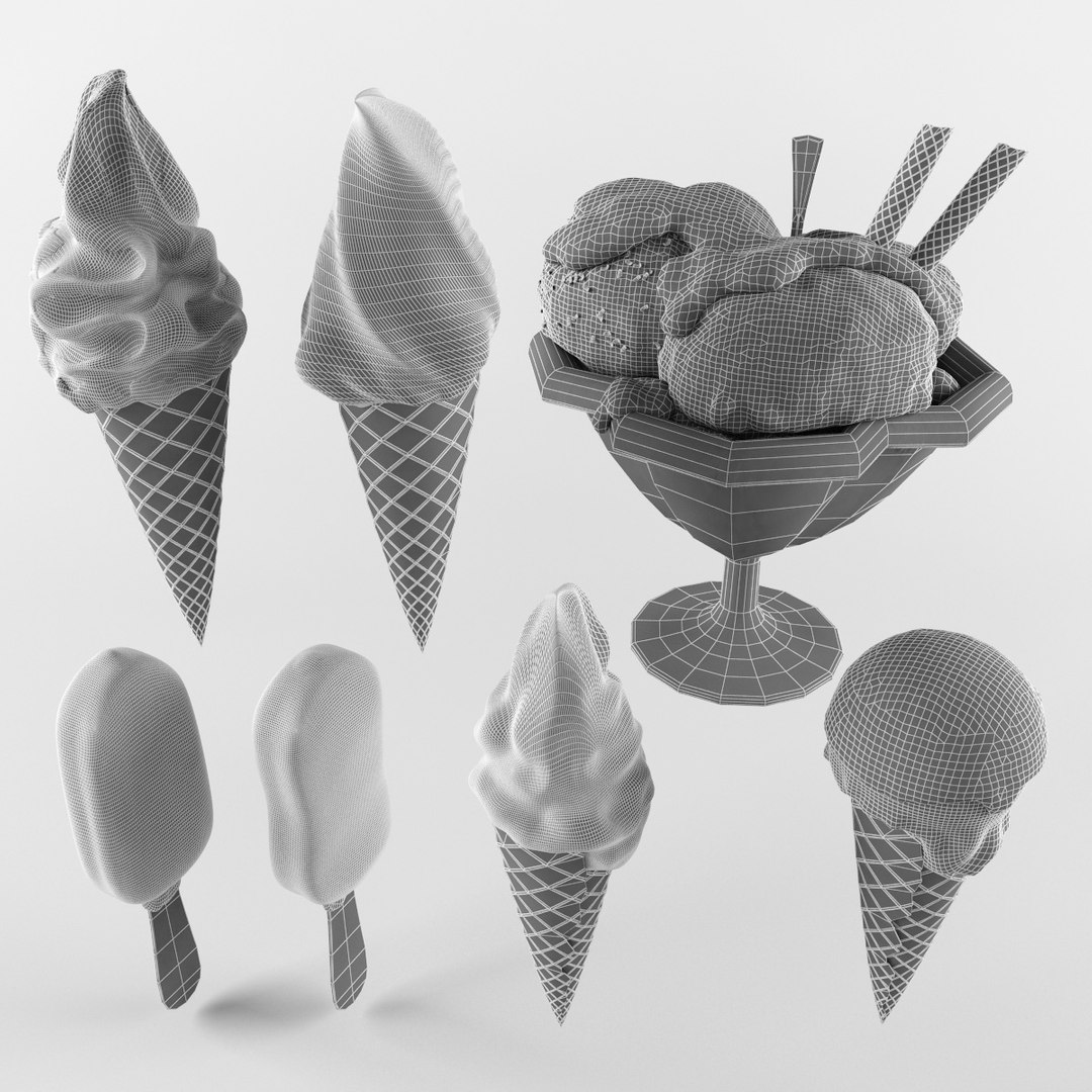 Ice Cream 3d Model