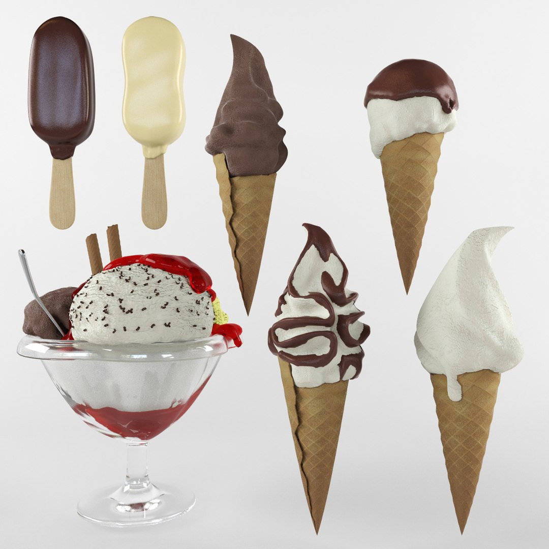Ice Cream 3d Model
