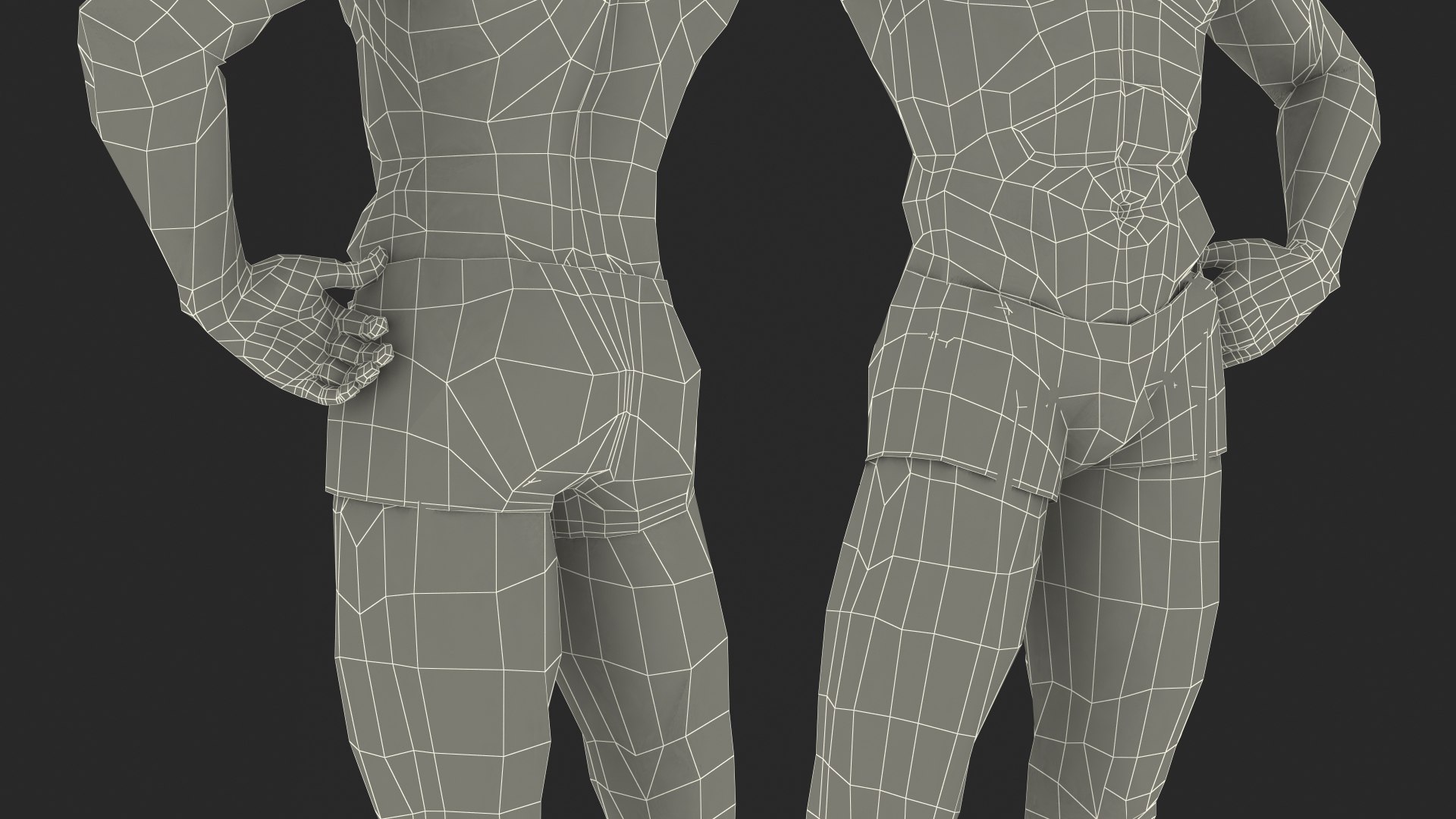 Man swimwear rigged 3D model - TurboSquid 1526167