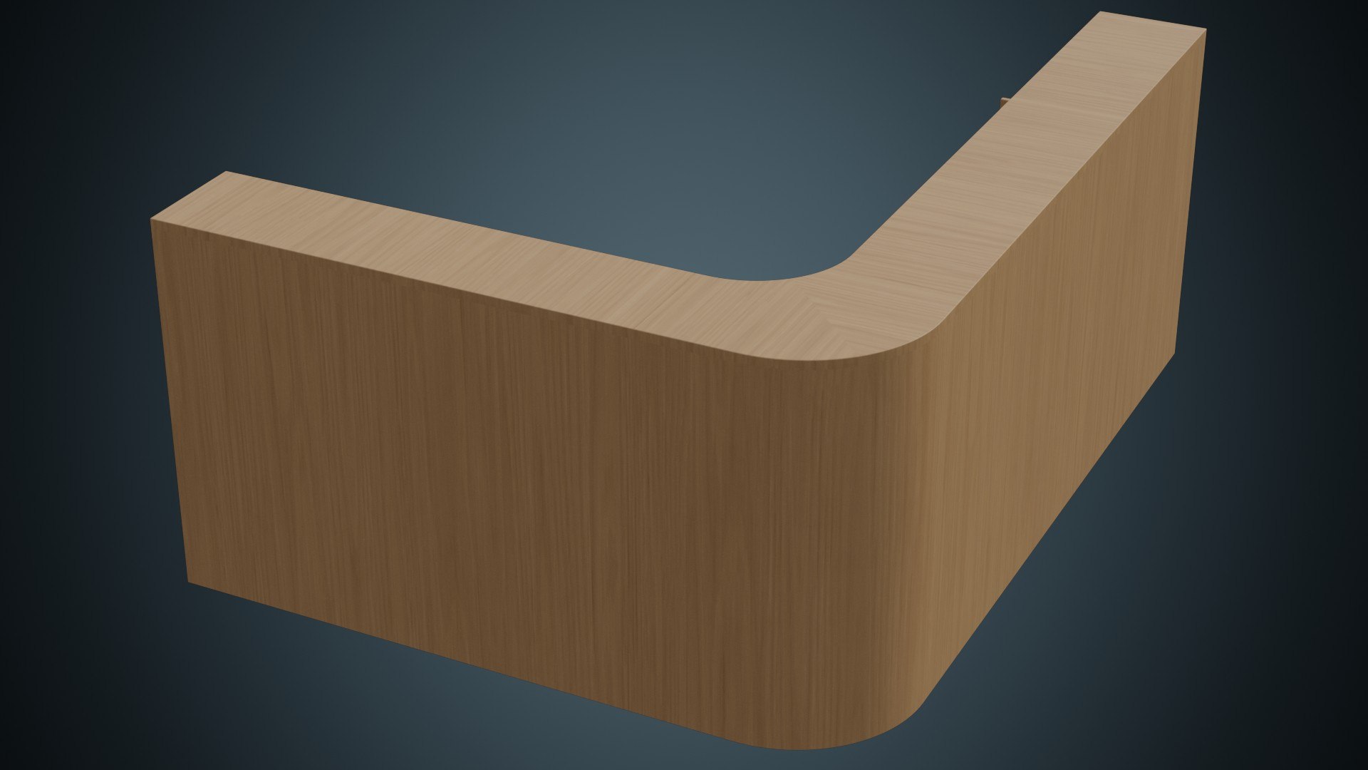3D Reception Desk 1A - TurboSquid 2175107