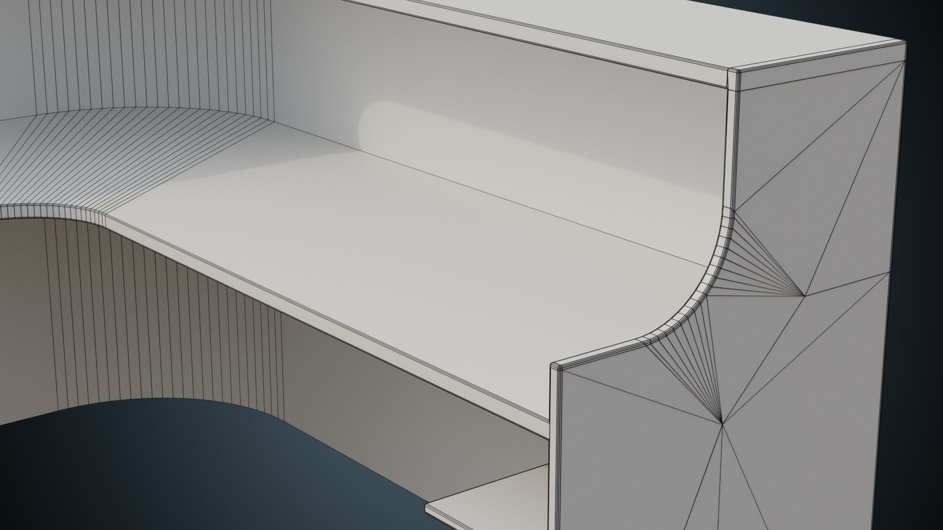 3D Reception Desk 1A - TurboSquid 2175107