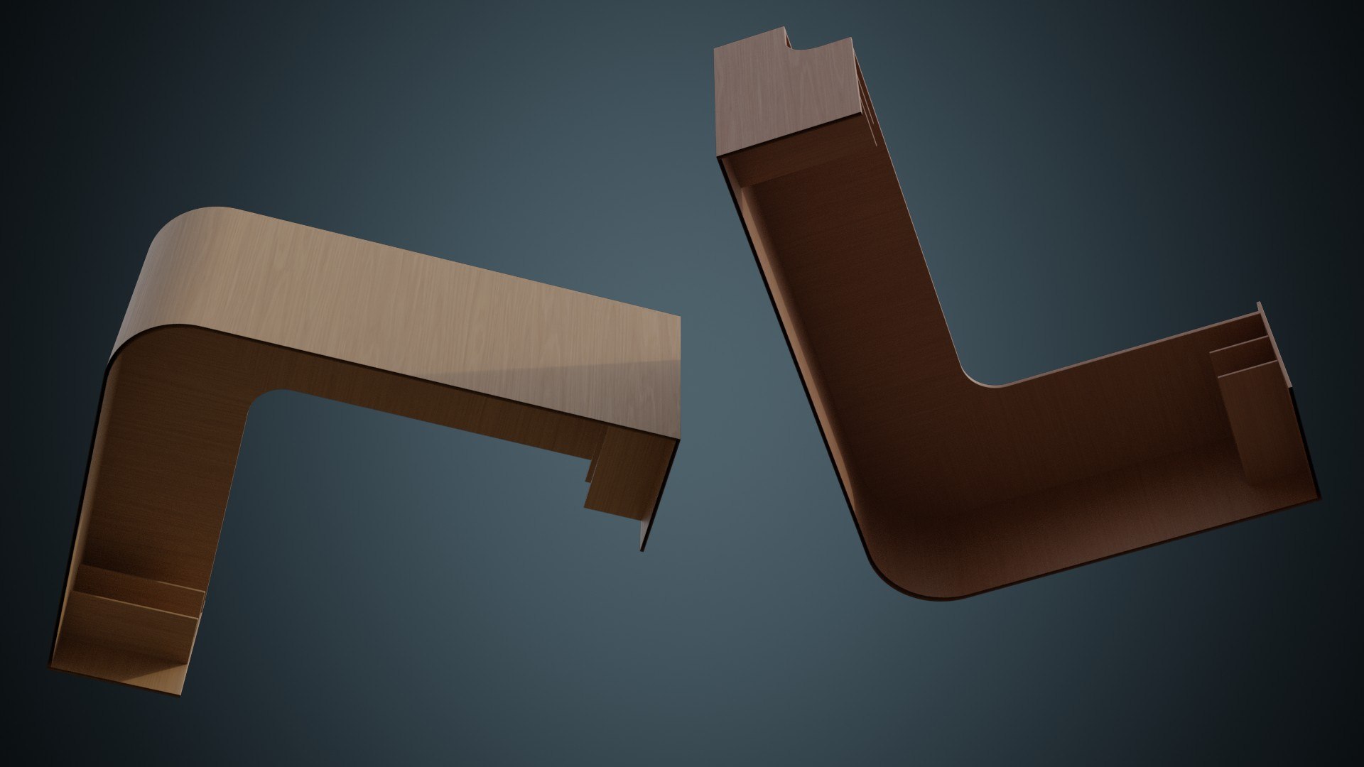 3D Reception Desk 1A - TurboSquid 2175107