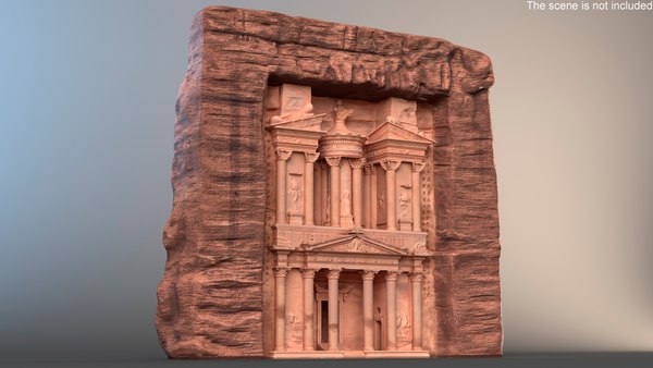modelo 3d Templo de Petra Al-Khazneh - TurboSquid 2394884
