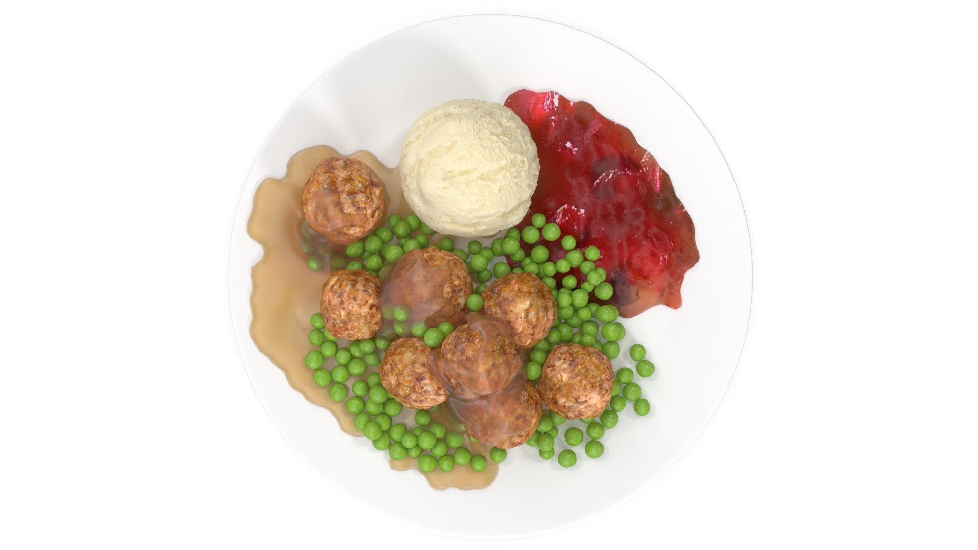Swedish Meatballs 3D Model - TurboSquid 1973418