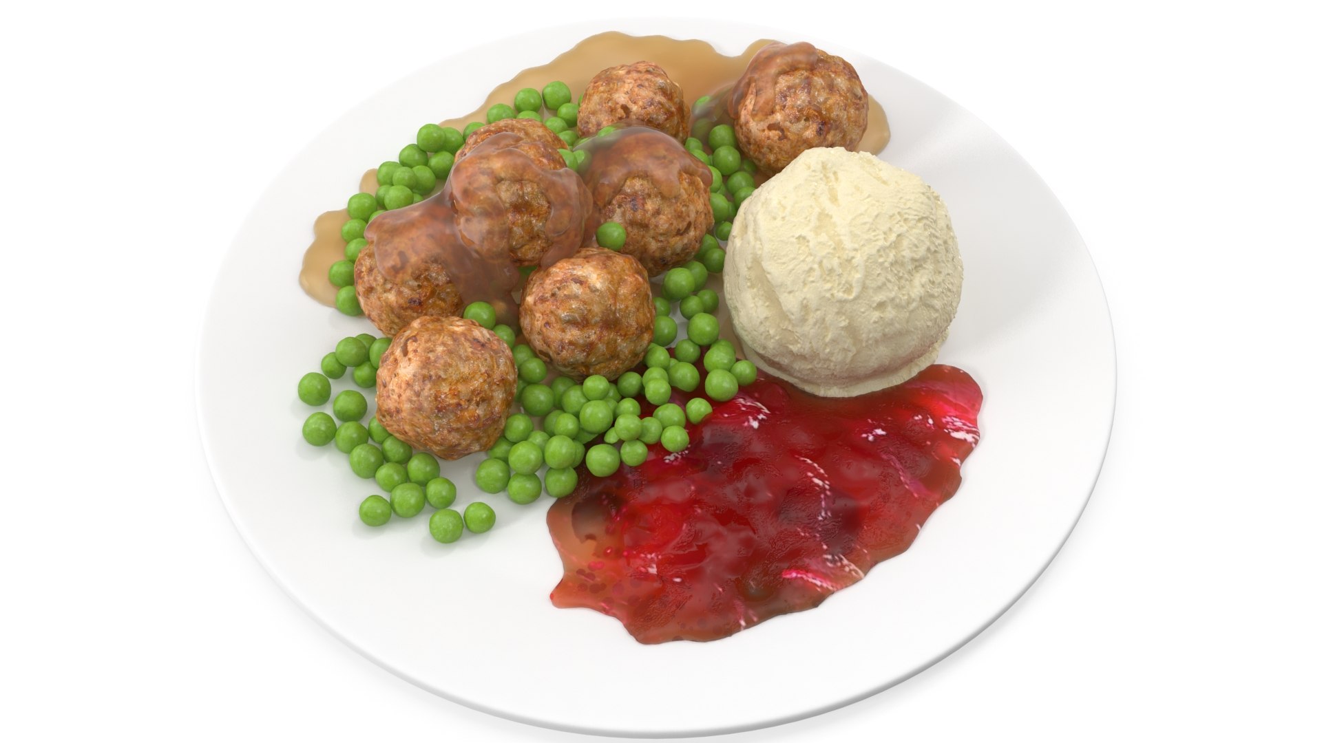Swedish Meatballs 3D Model - TurboSquid 1973418