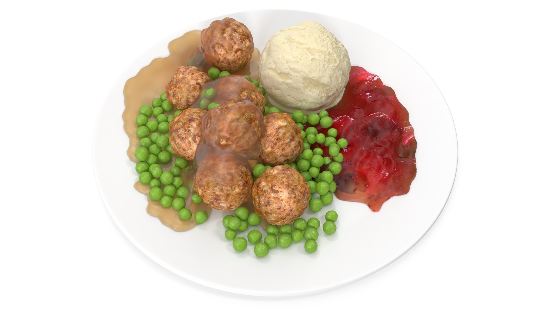 Swedish Meatballs 3D Model - TurboSquid 1973418