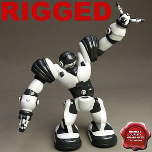 Rigged And Low Poly Toy Robot 3D Models For Download | TurboSquid