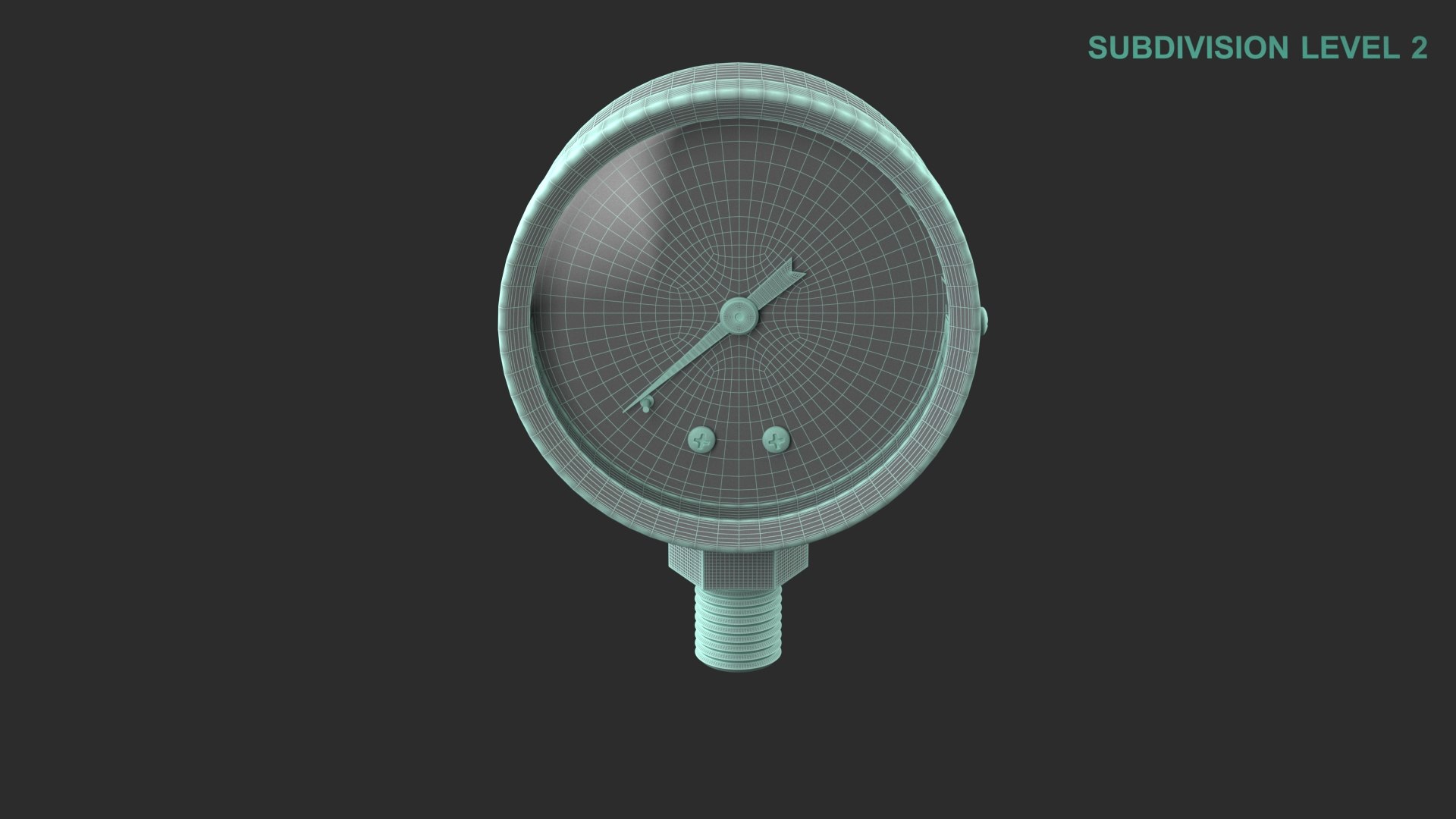3D Pressure Gauge model - TurboSquid 1918546