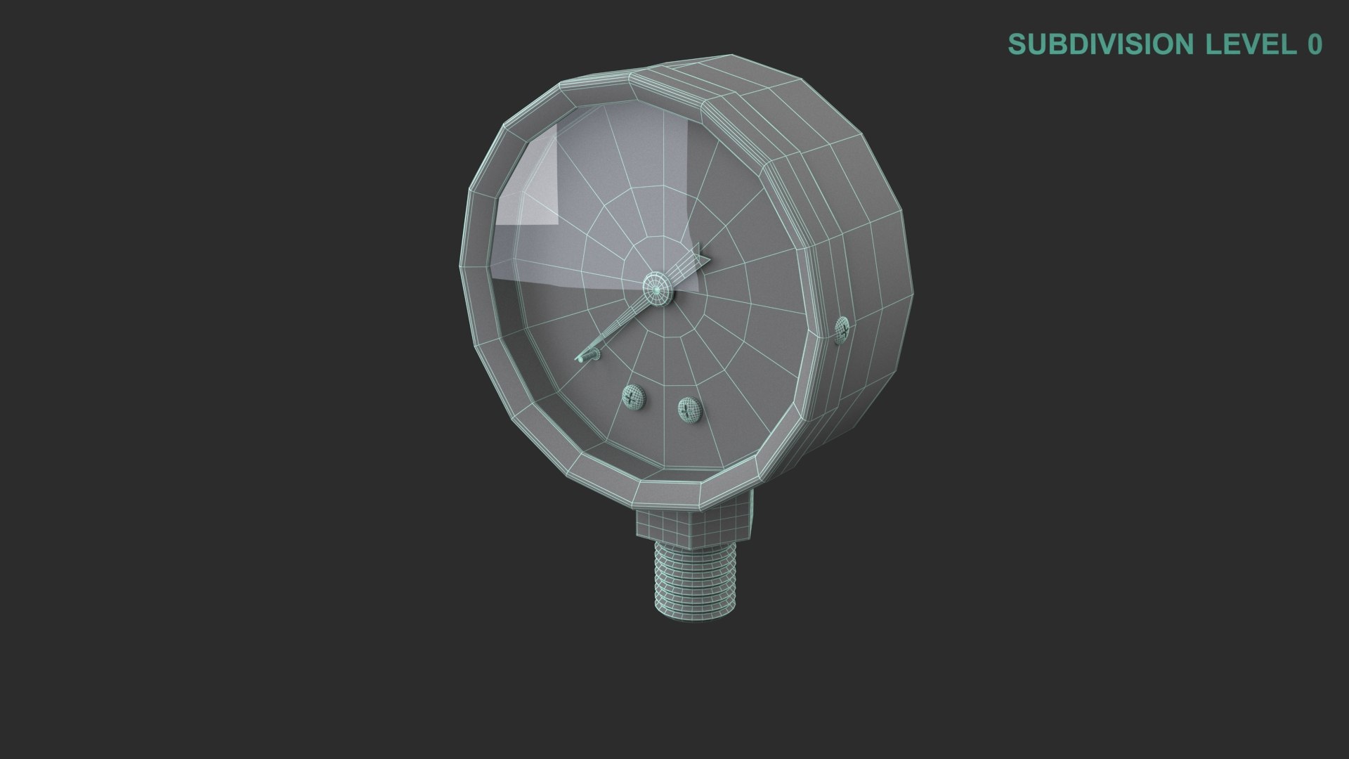3D Pressure Gauge model - TurboSquid 1918546