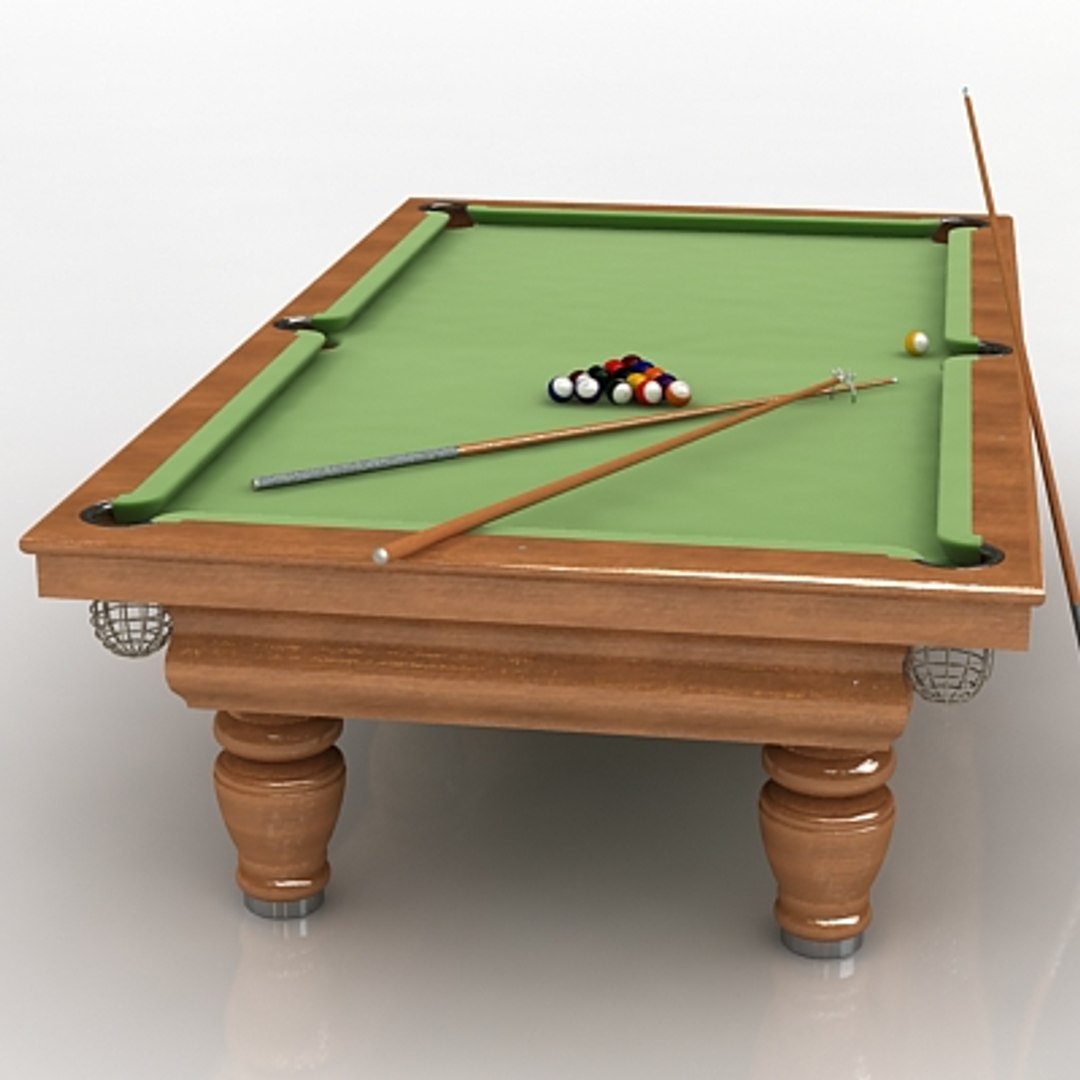 3dsmax Pool Table Pooltable