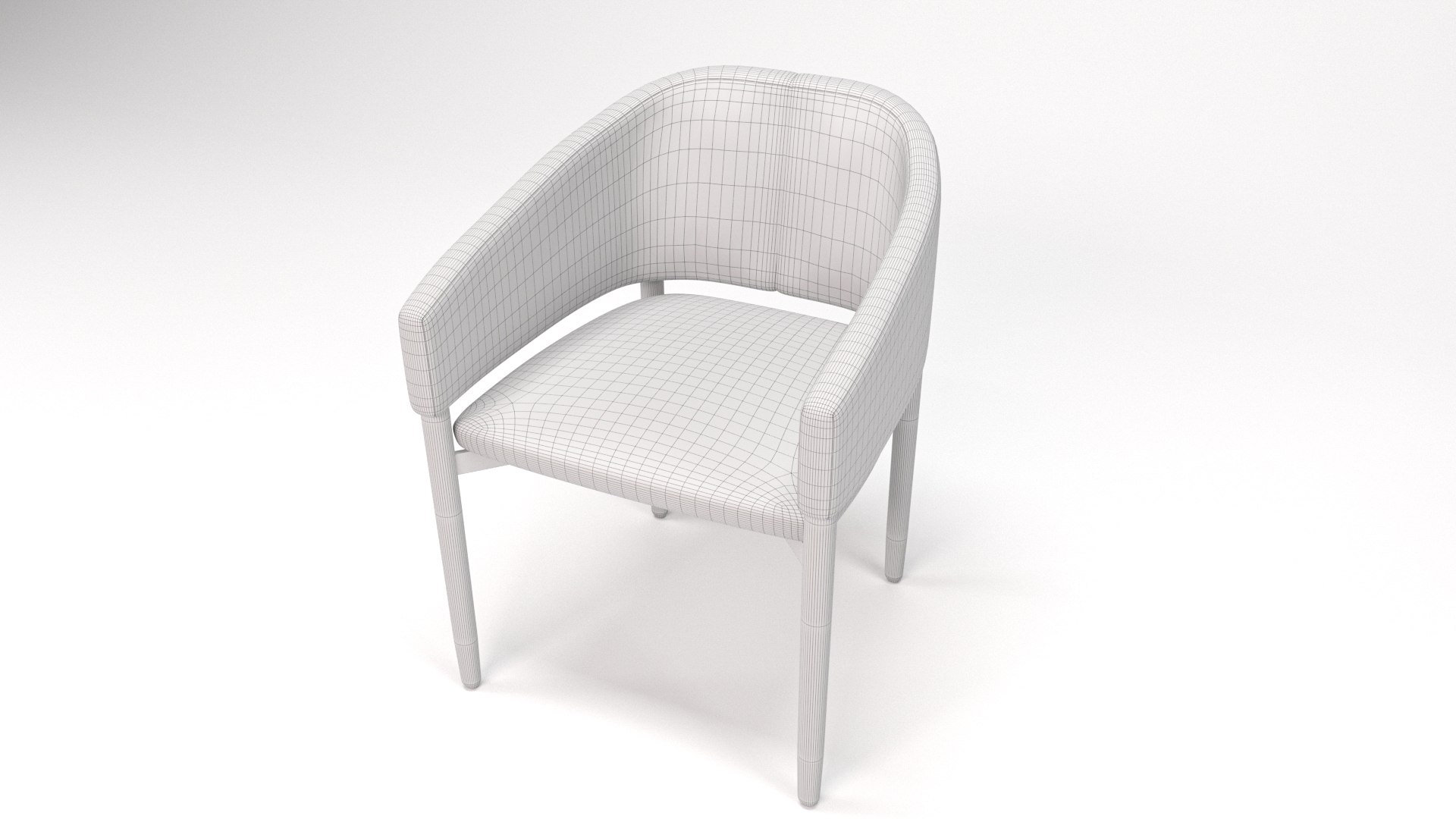 MONICA ARMCHAIR 3D Model - TurboSquid 2240991