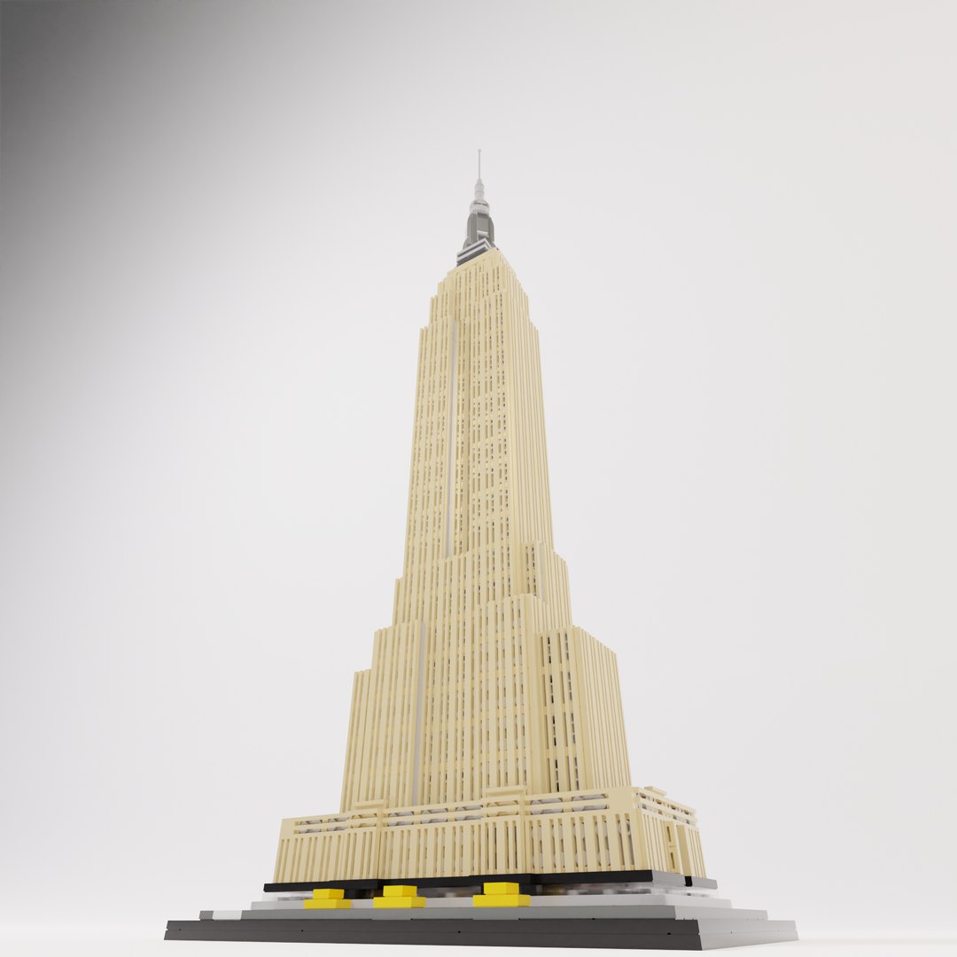 Lego Architecture - Empire State Building 3D Model - TurboSquid 1857706