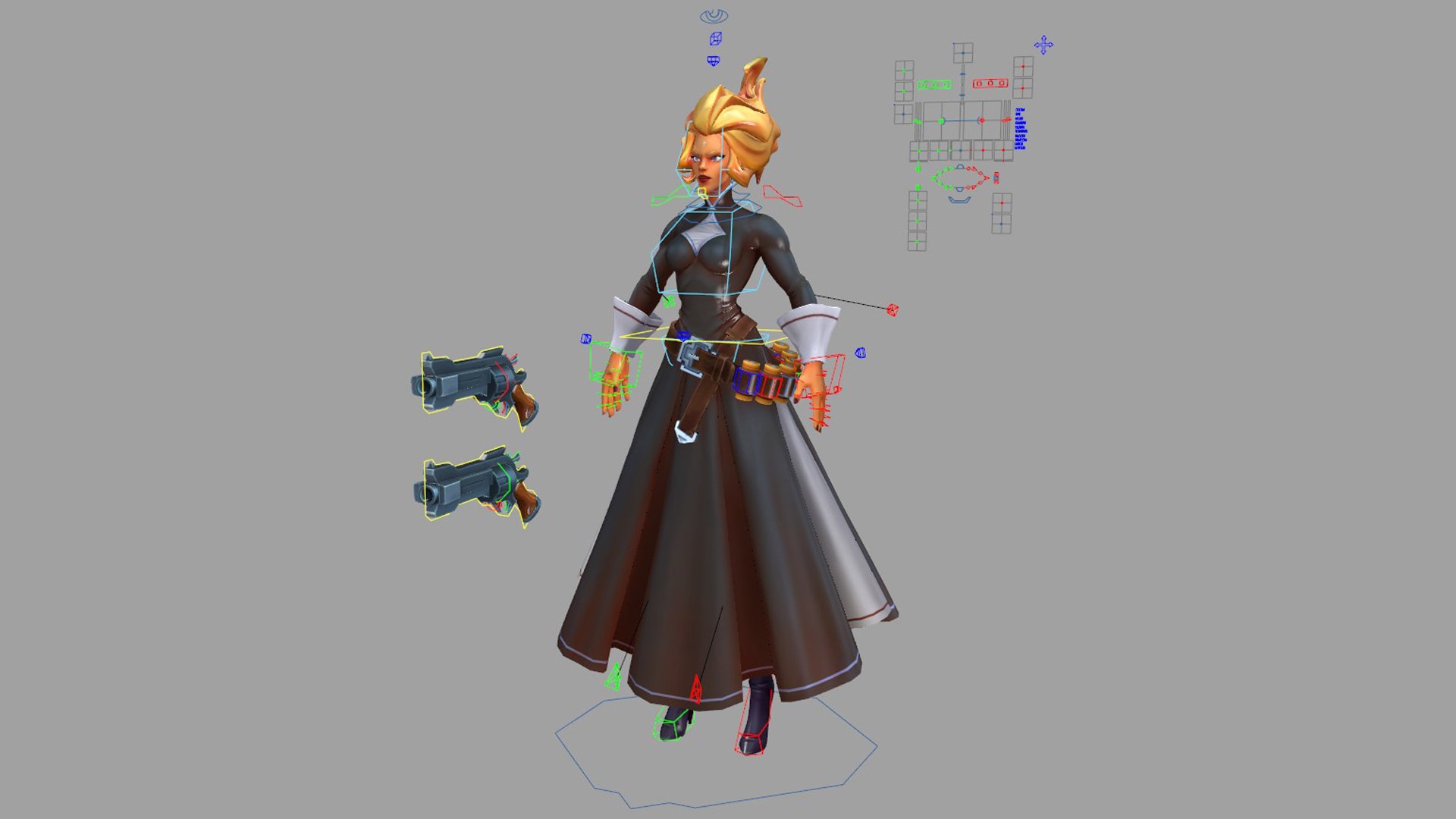 Gunner Anim Rig 3D Model - TurboSquid 2150618