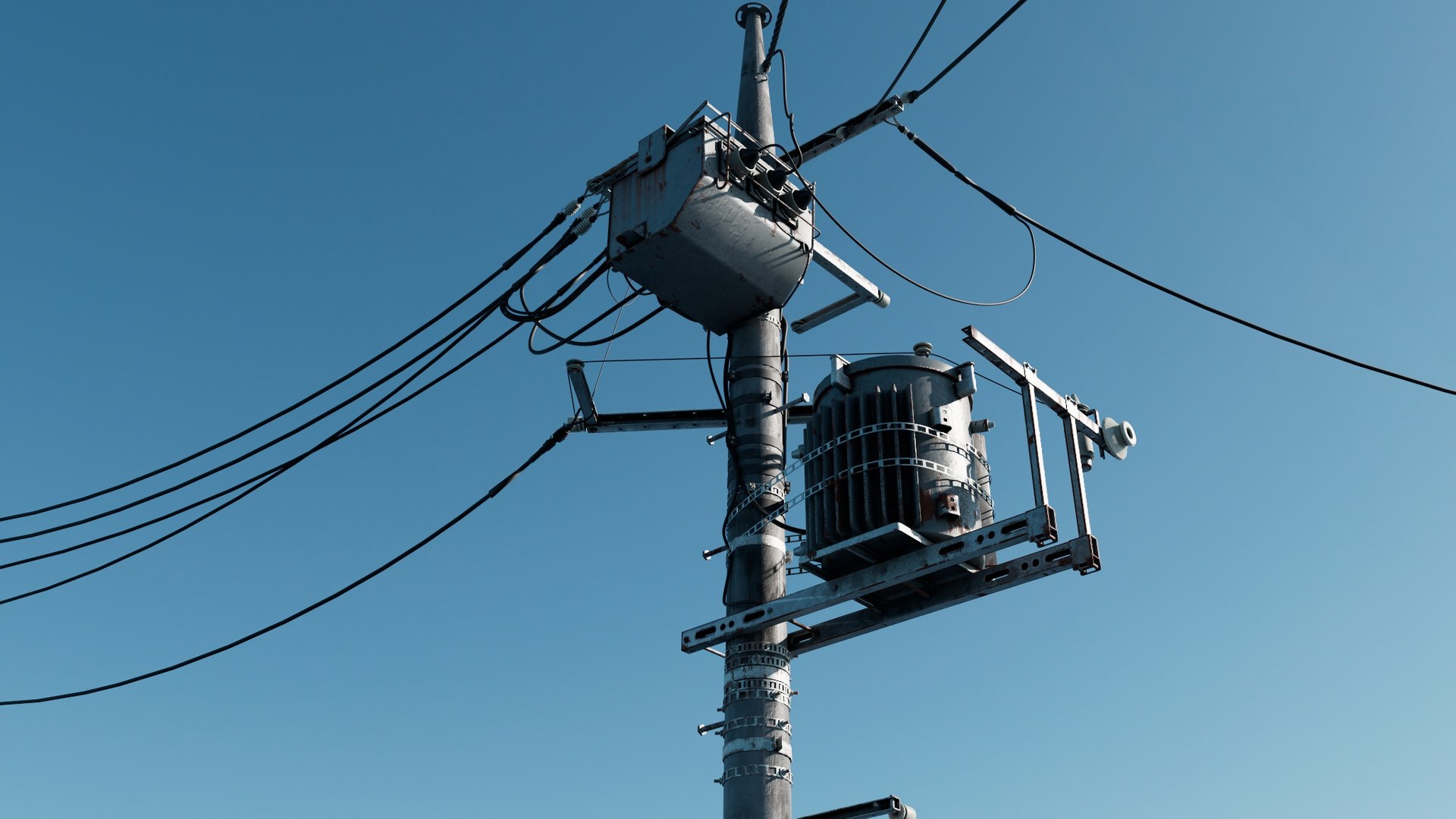 3D Japanese Utility Pole Model - TurboSquid 2230481