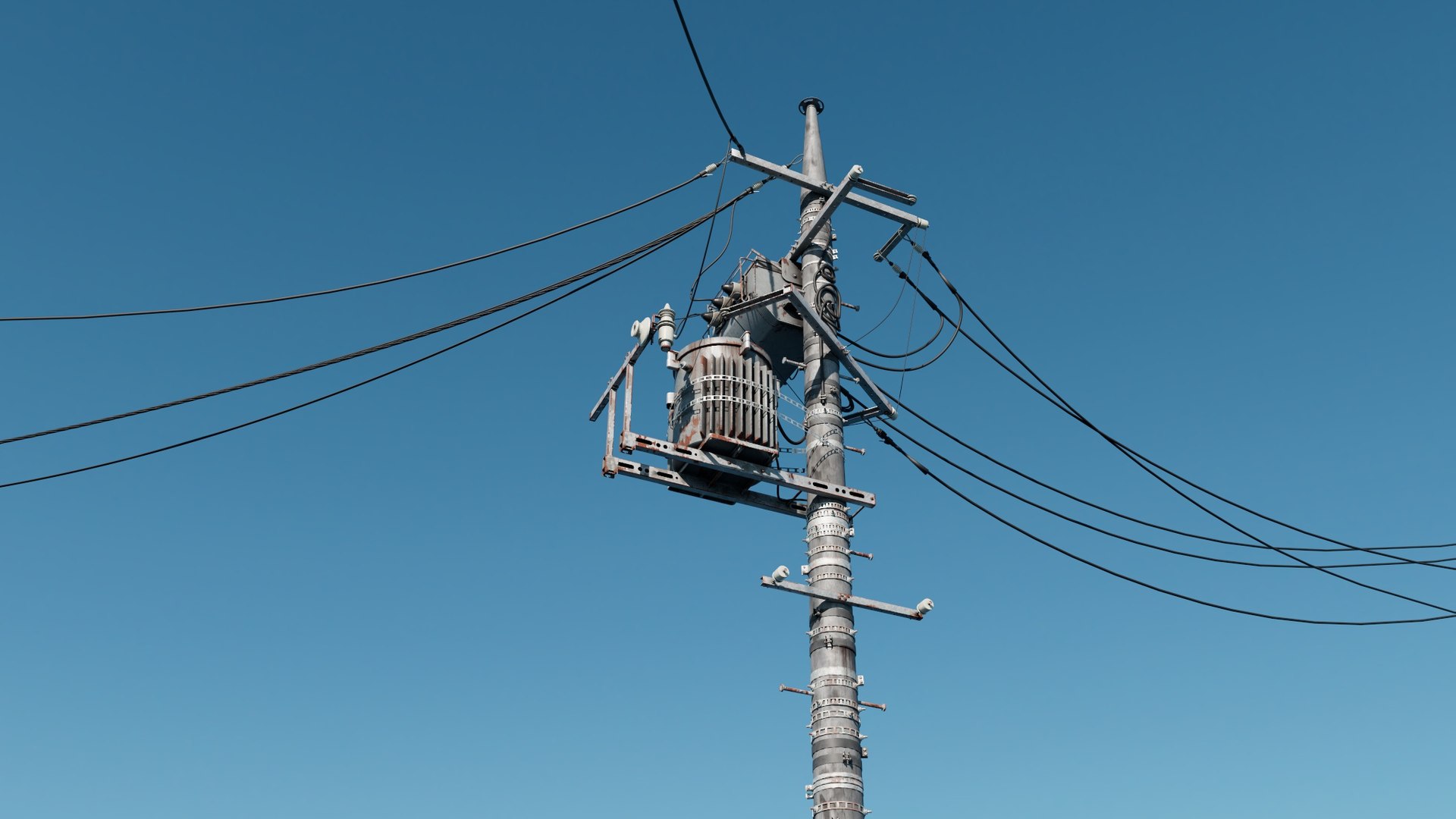 3D Japanese Utility Pole Model - TurboSquid 2230481