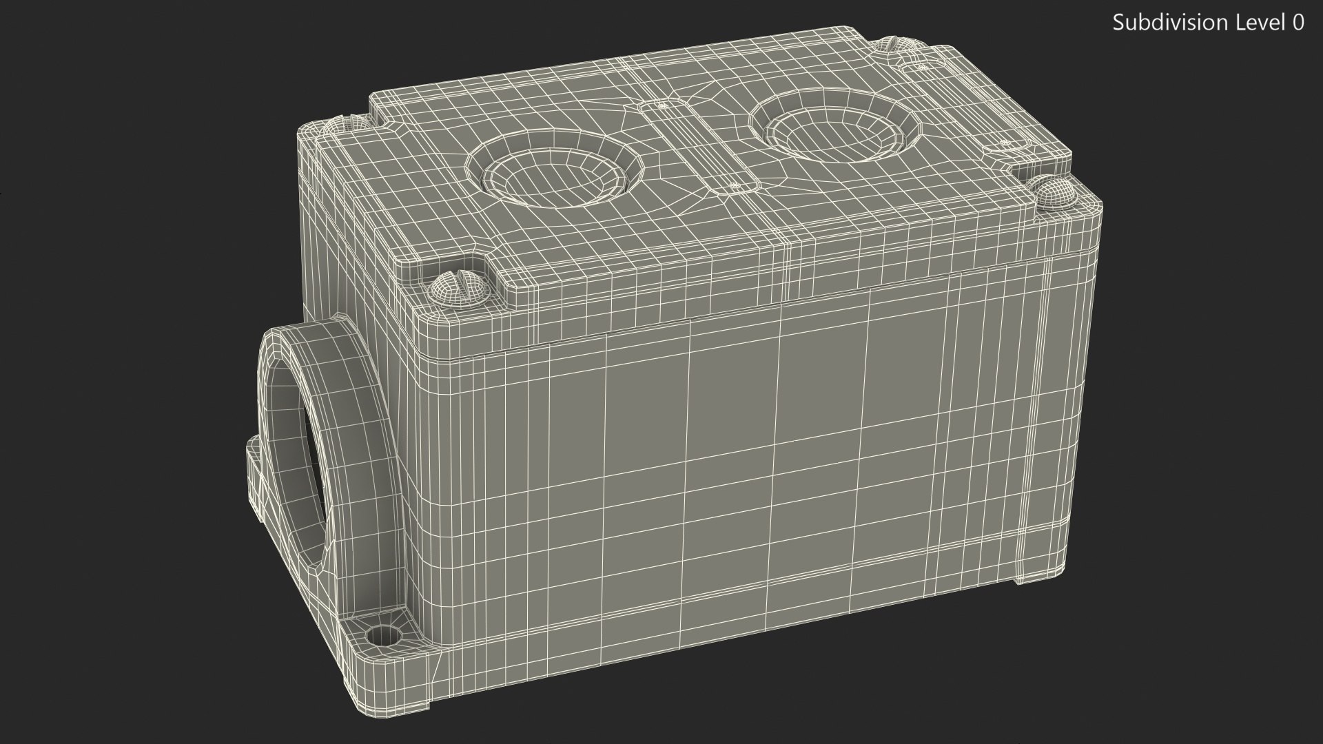 3D Industrial Push Button Switch Old Model - TurboSquid 1945014