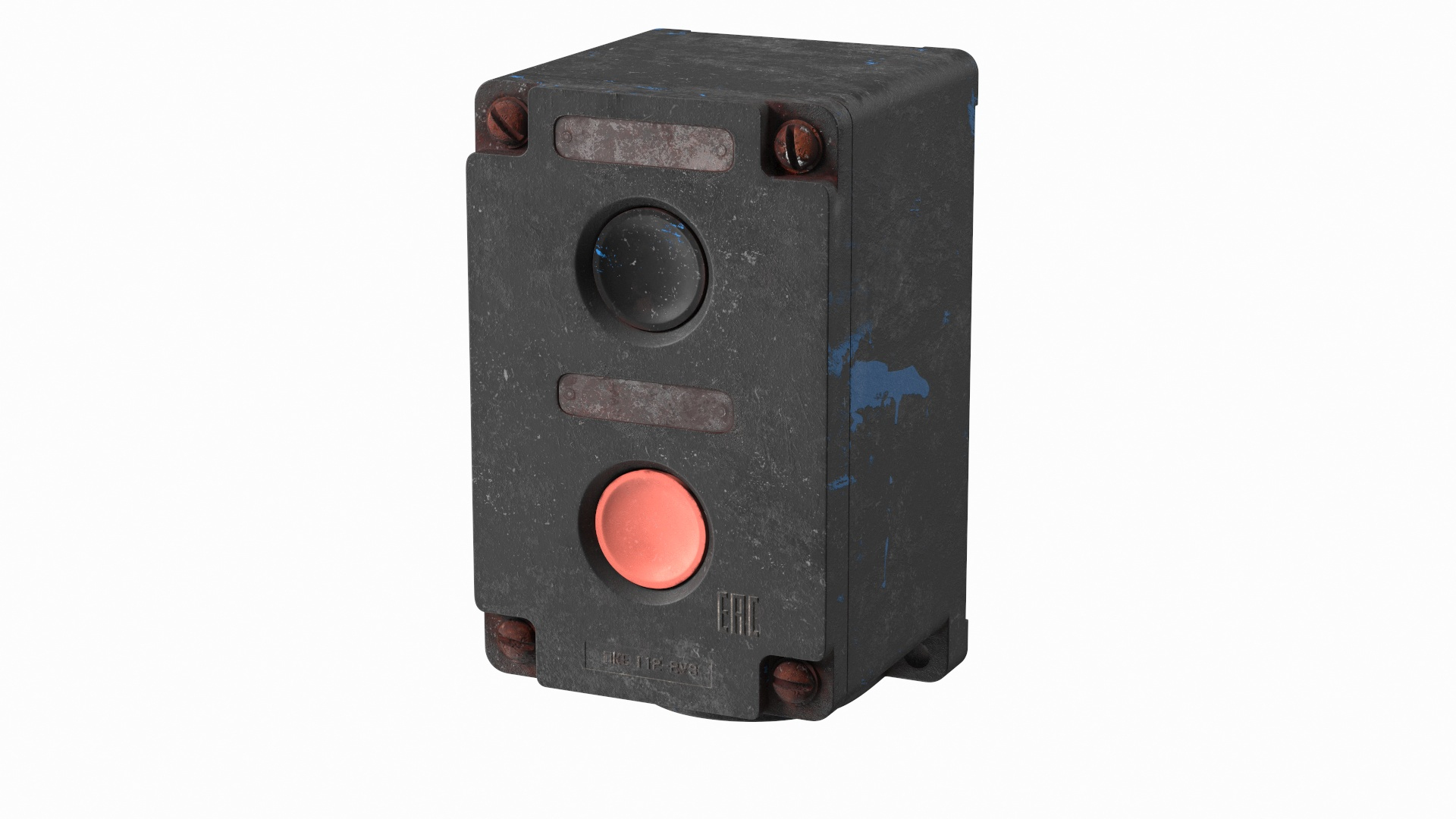 3D Industrial Push Button Switch Old Model - TurboSquid 1945014