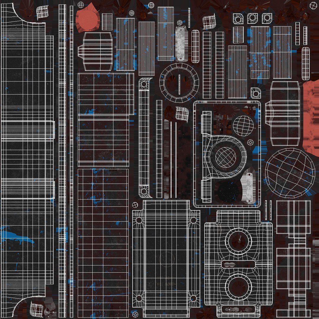 3D Industrial Push Button Switch Old Model - TurboSquid 1945014