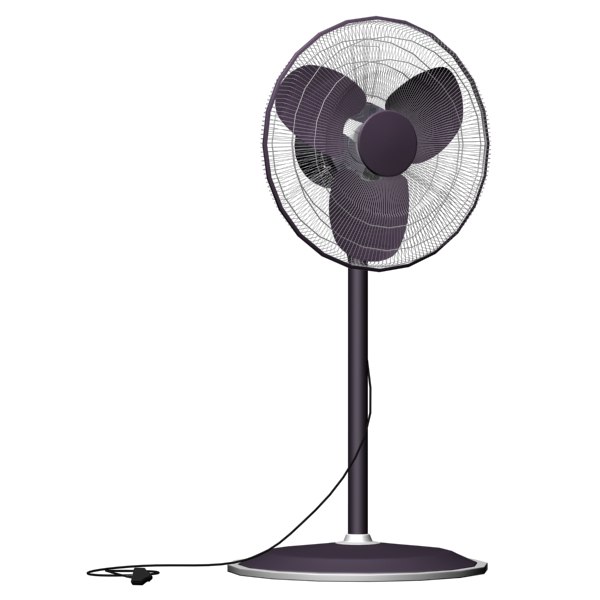 3d stand fan model