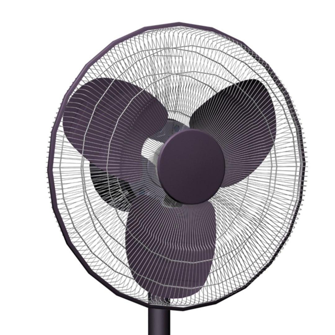 3d Stand Fan Model