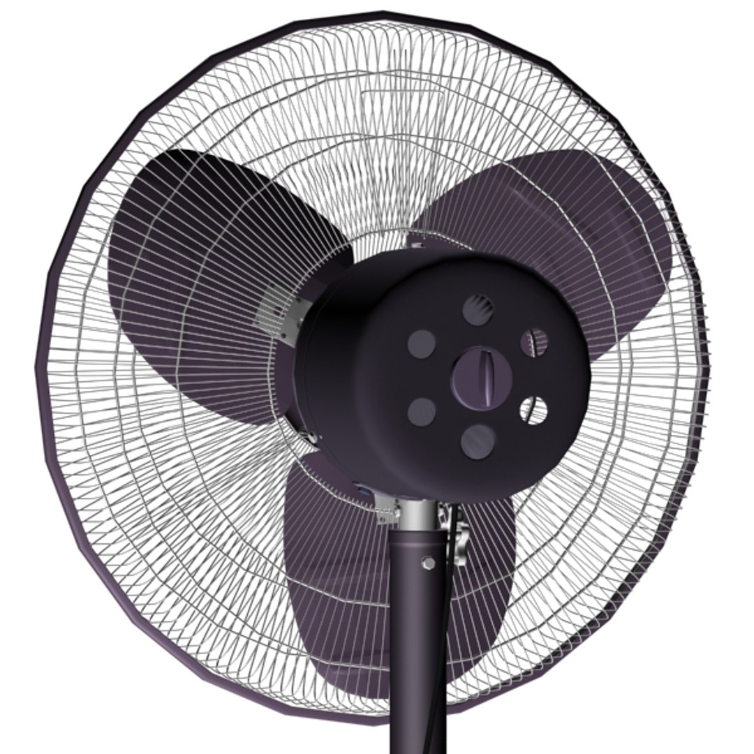 3d Stand Fan Model