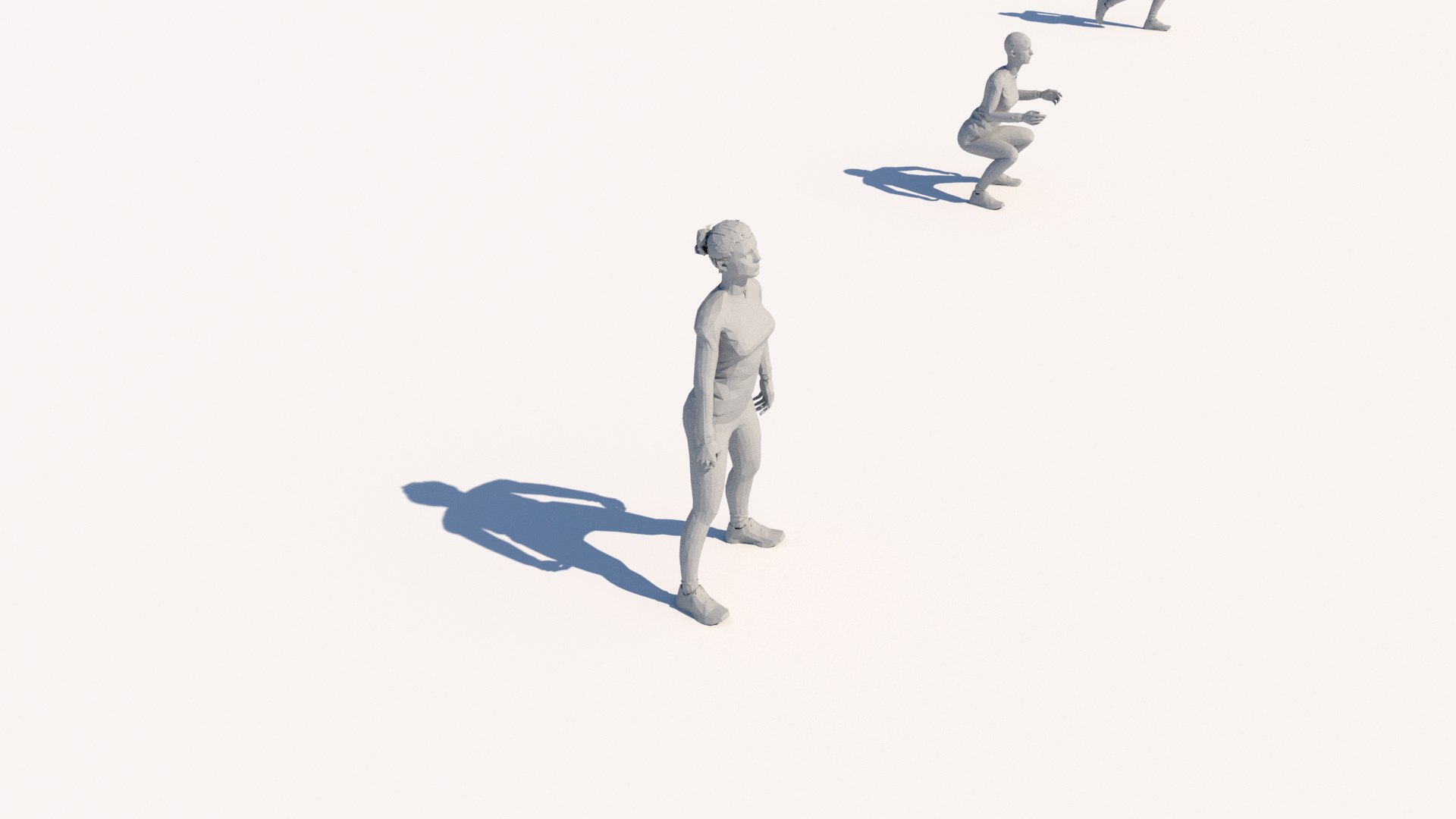 3D people doing sports model - TurboSquid 1535340