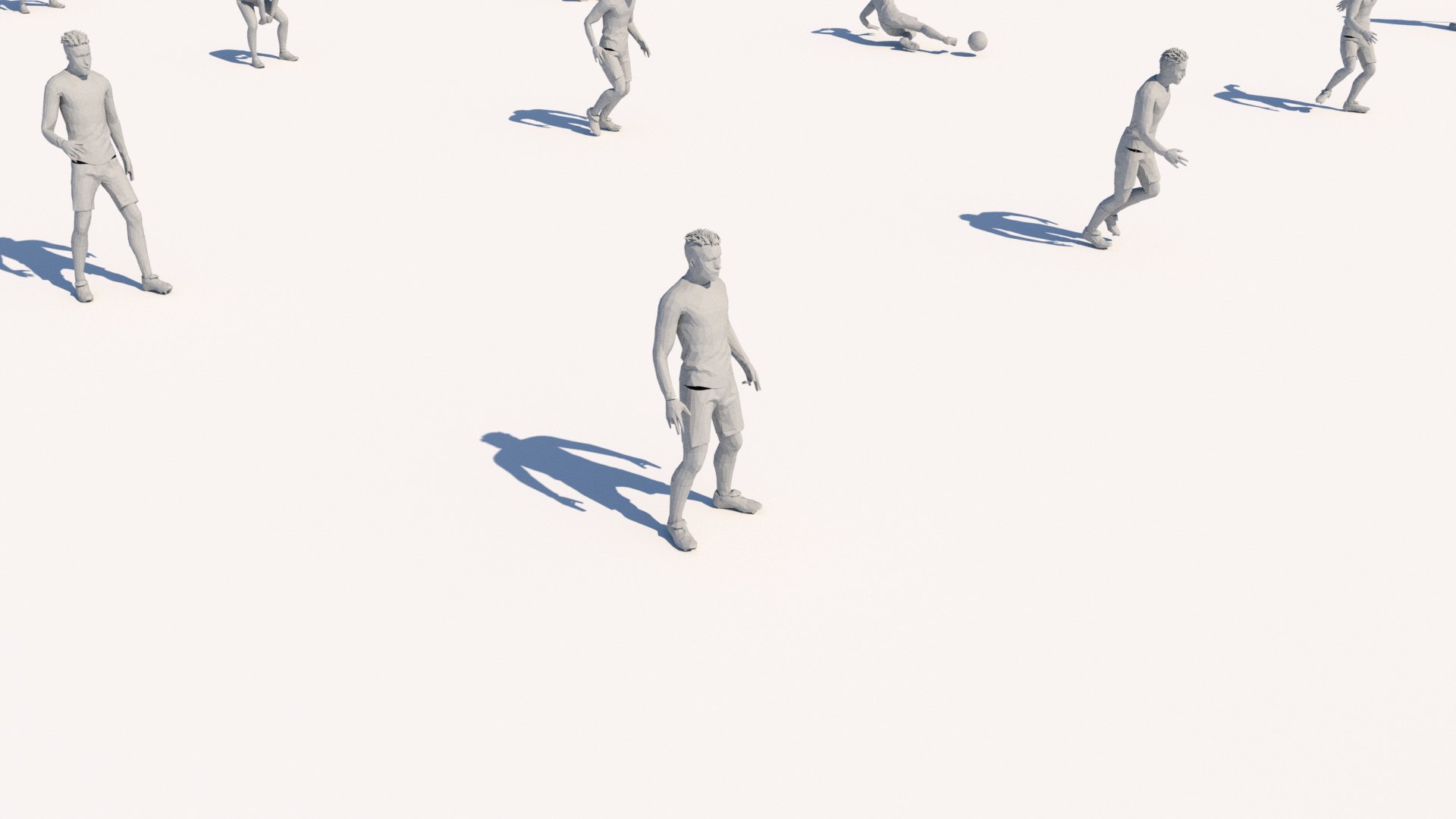 3D people doing sports model - TurboSquid 1535340