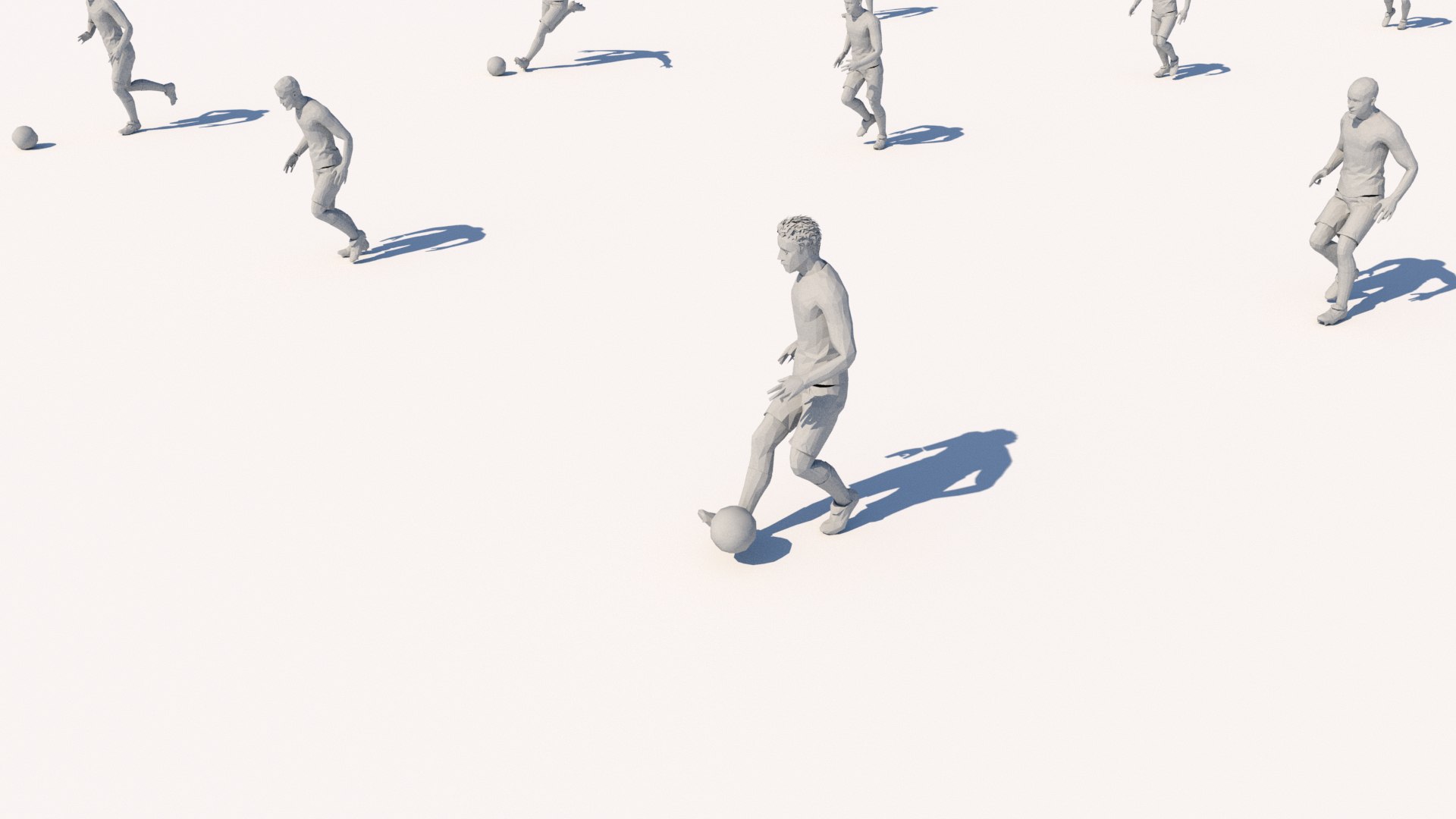 3D people doing sports model - TurboSquid 1535340