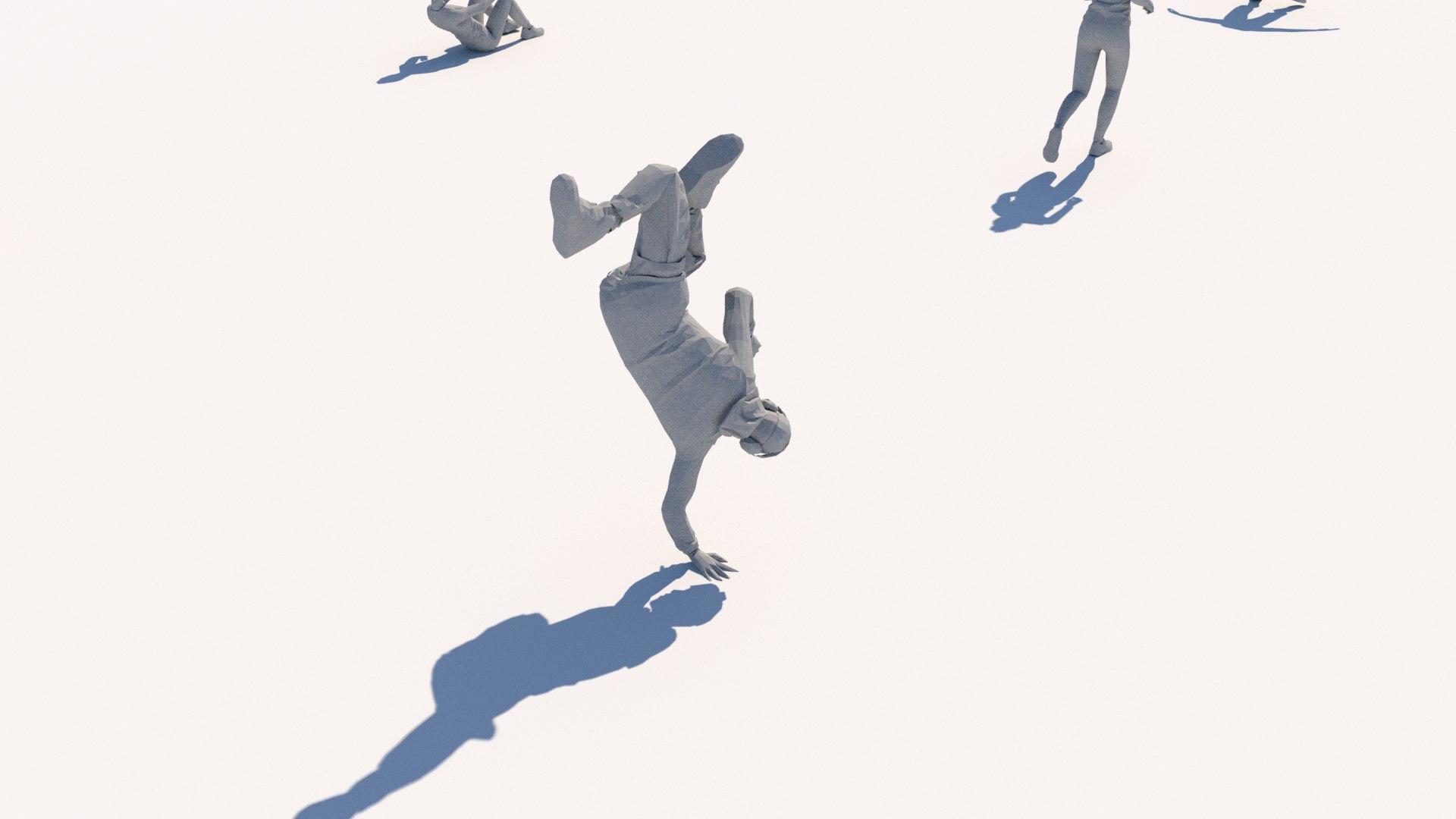 3D people doing sports model - TurboSquid 1535340