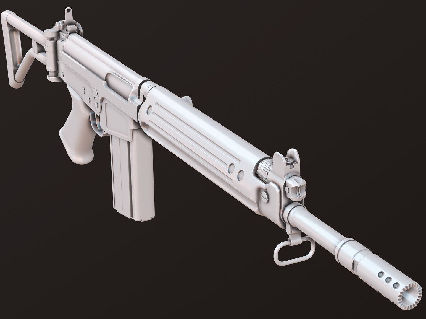 FN FAL Model - TurboSquid 2332699