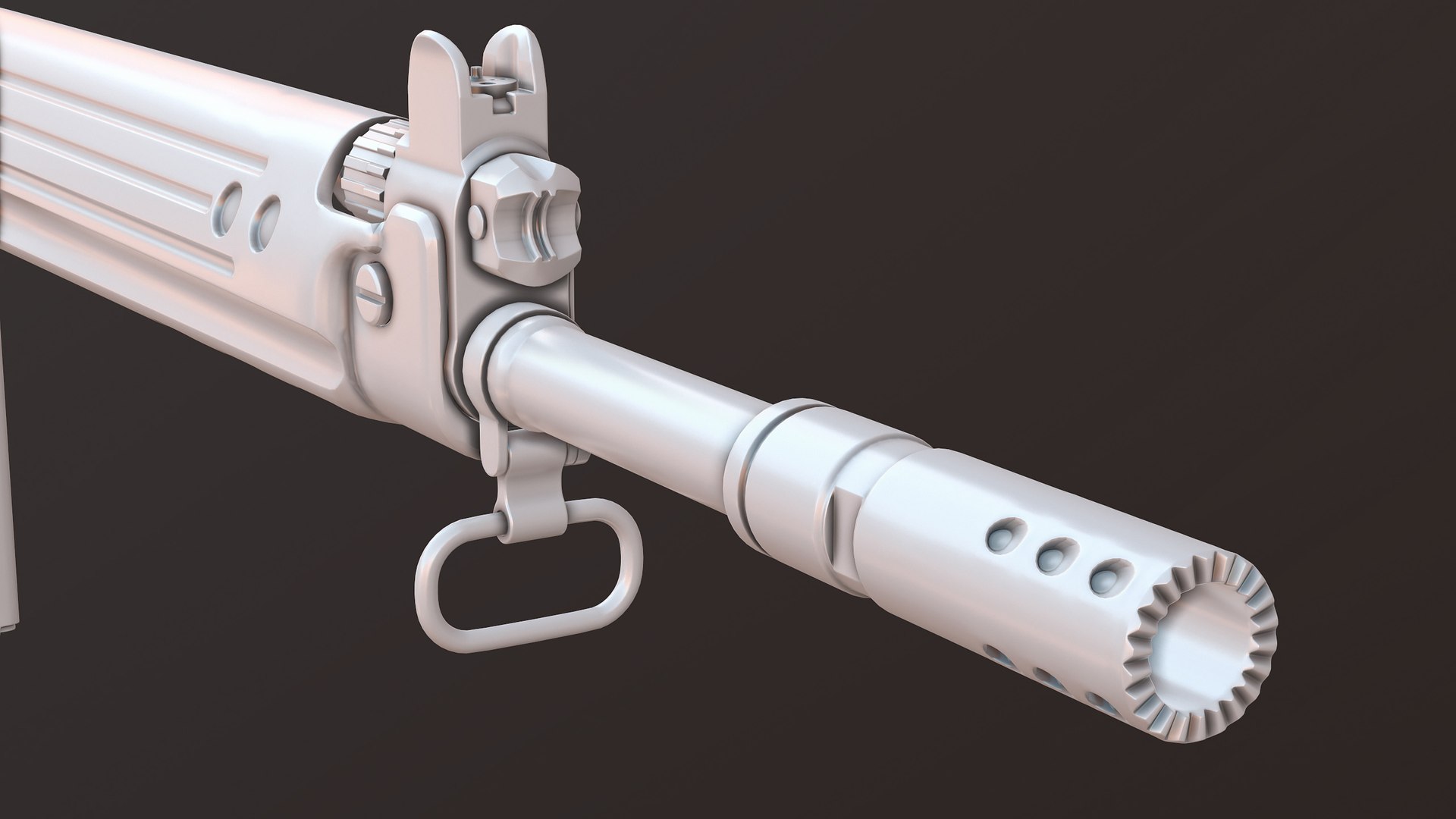 FN FAL Model - TurboSquid 2332699