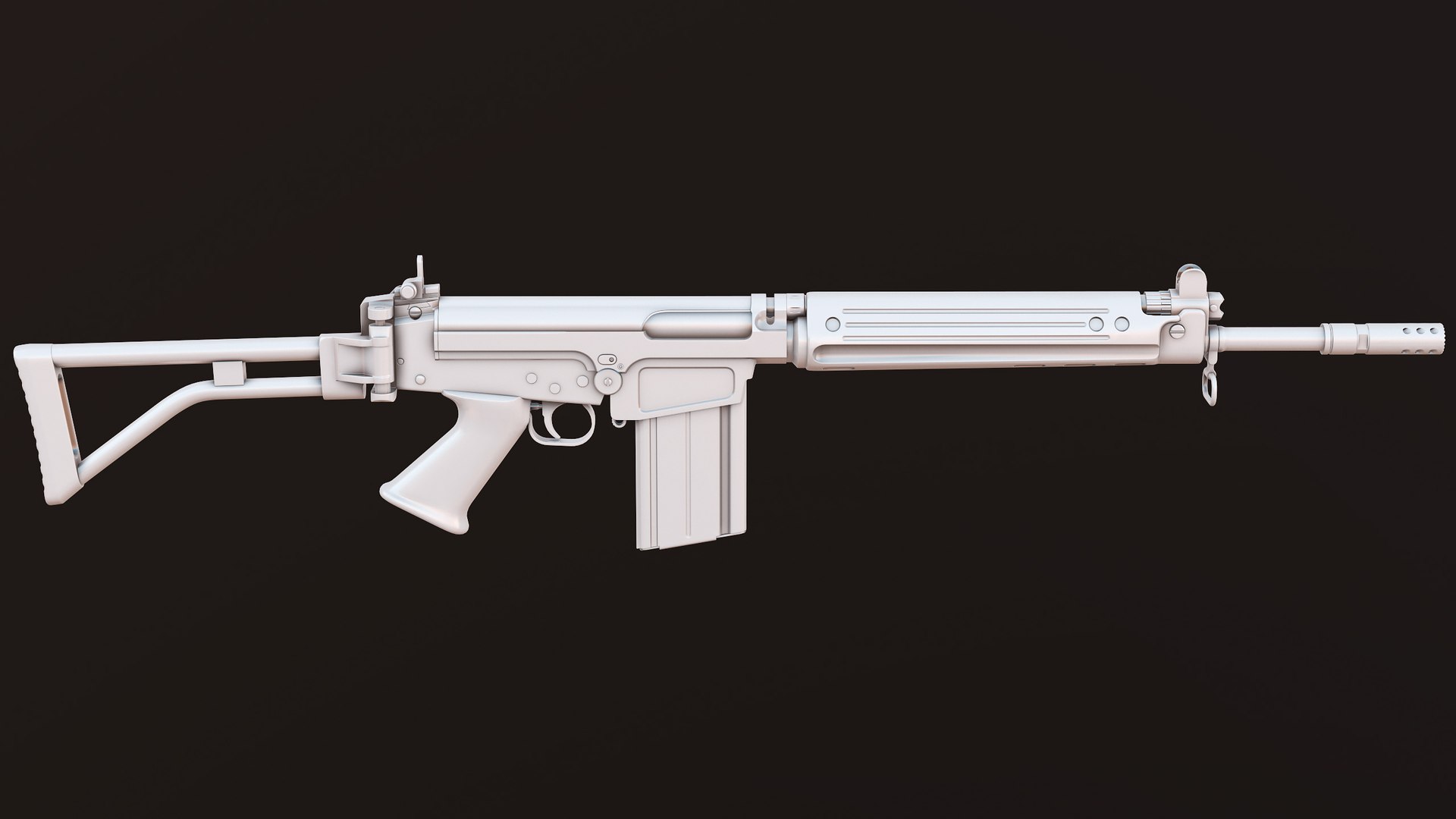 FN FAL Model - TurboSquid 2332699