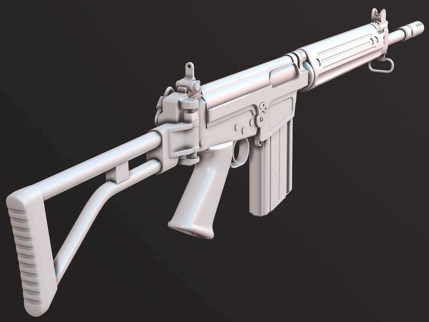 FN FAL Model - TurboSquid 2332699