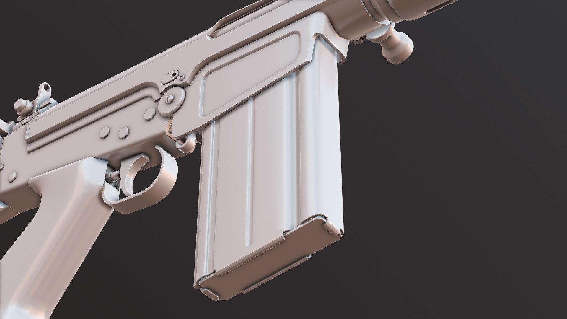 FN FAL Model - TurboSquid 2332699