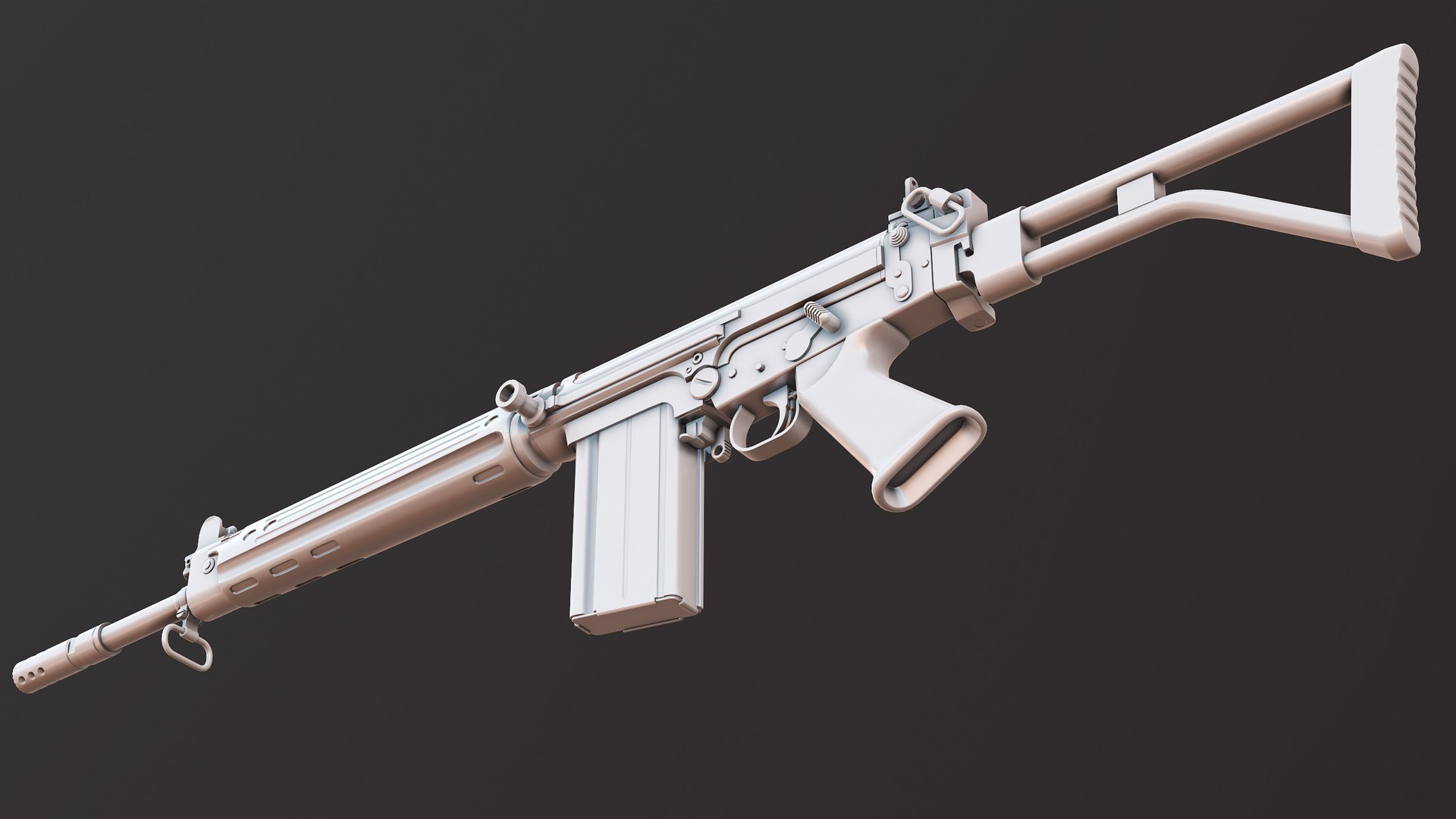 FN FAL Model - TurboSquid 2332699