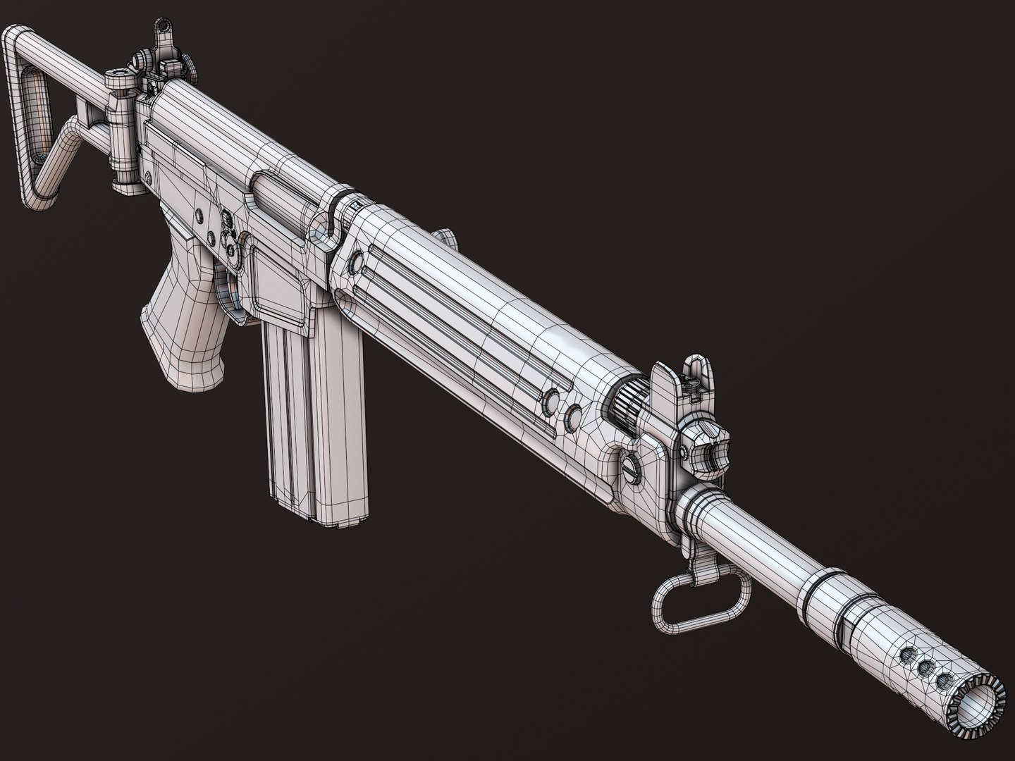 FN FAL Model - TurboSquid 2332699
