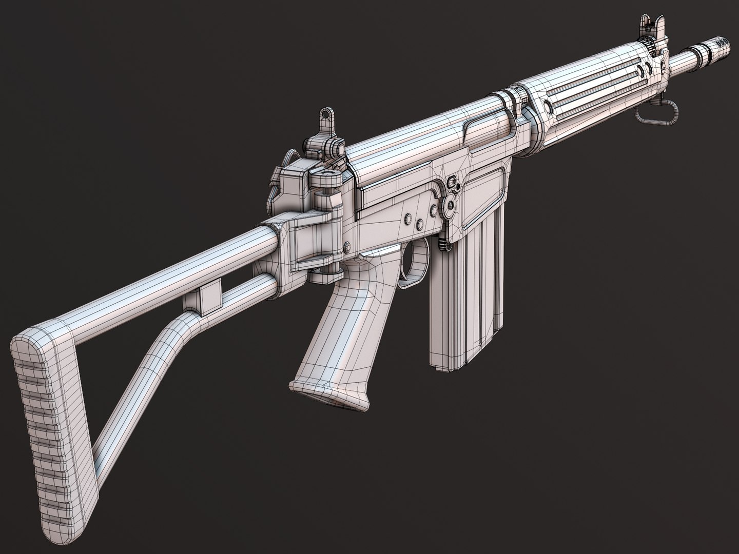 FN FAL Model - TurboSquid 2332699