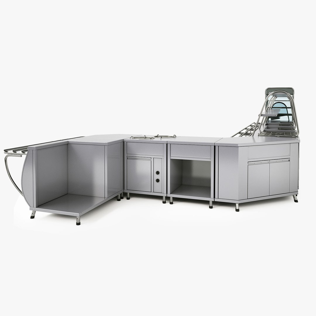 3D Model Serving Lines Equipment - TurboSquid 1440142