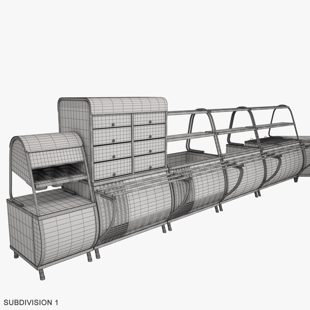3D Model Serving Lines Equipment - TurboSquid 1440142