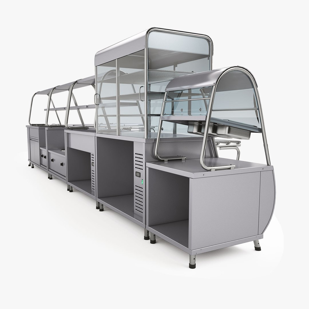 3D Model Serving Lines Equipment - TurboSquid 1440142
