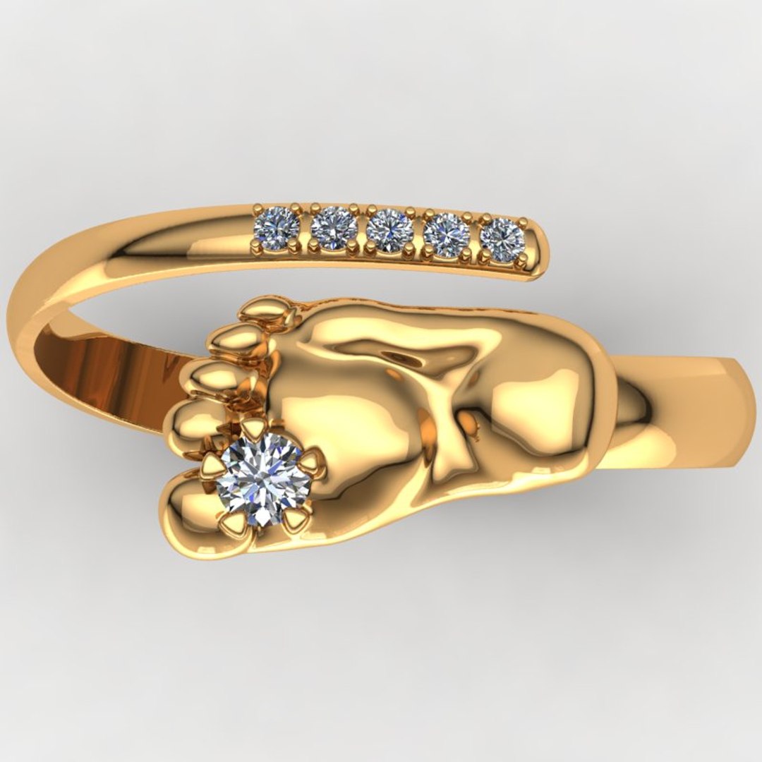3d Model Of Designer Ring