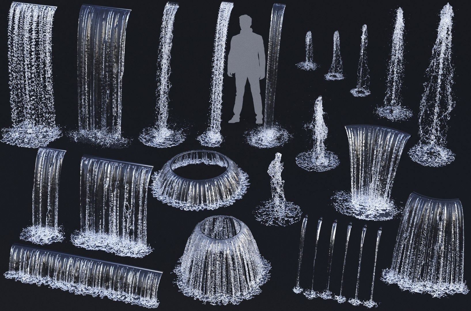 3D Water Collection 20 Models Model - TurboSquid 2193515