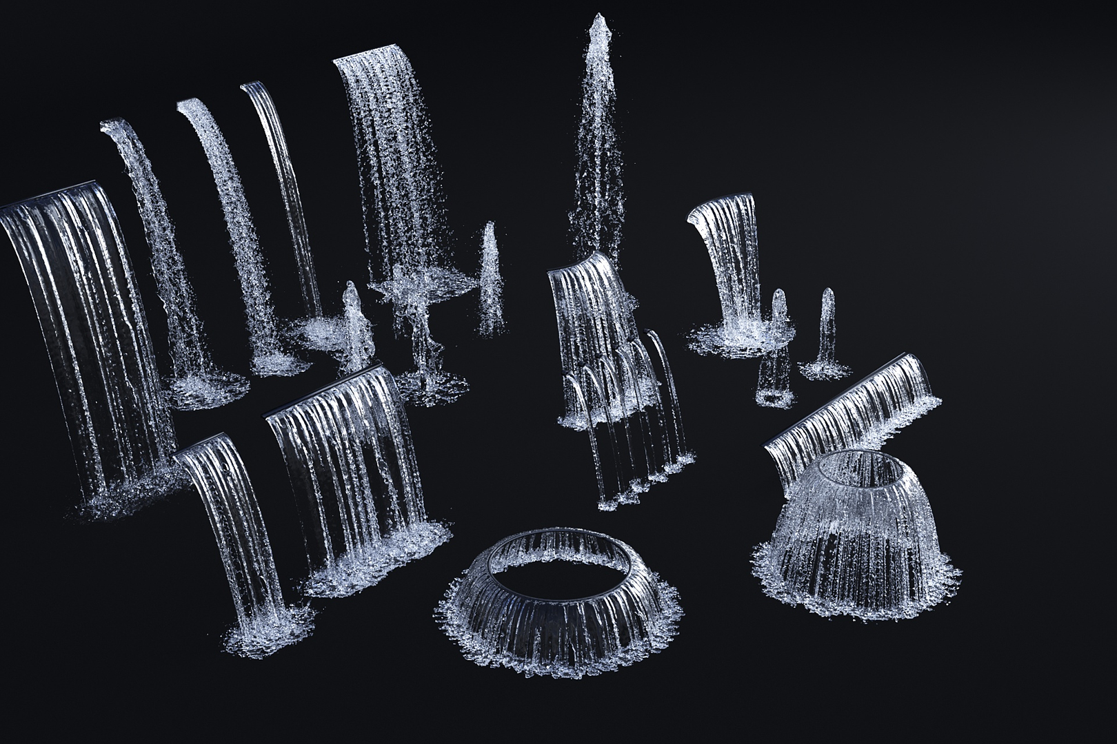 3D Water Collection 20 Models Model - TurboSquid 2193515